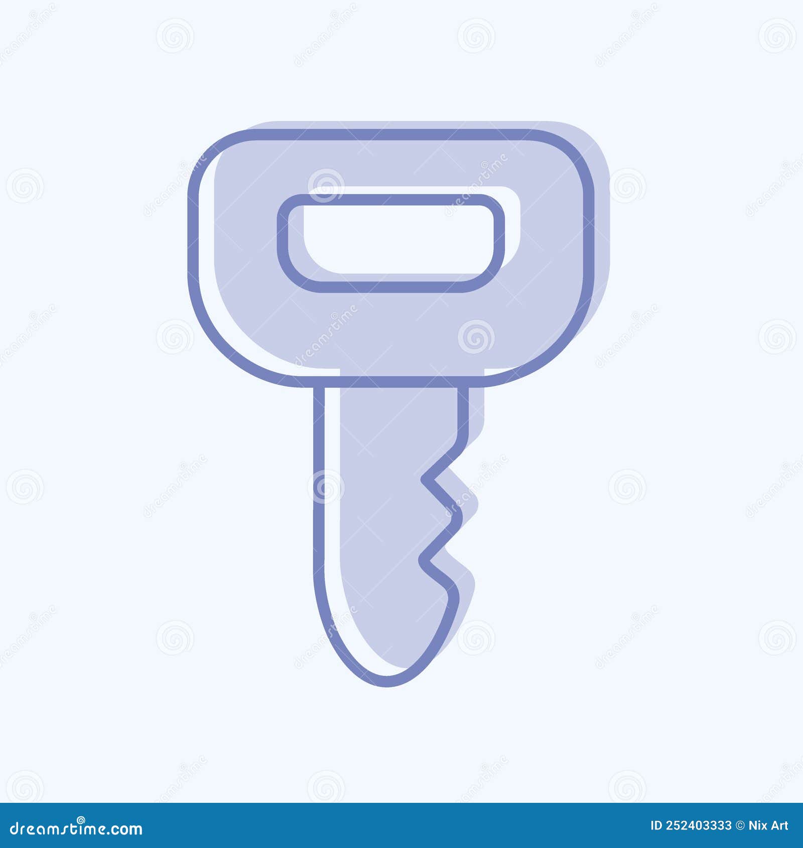 Icon Key. Suitable for Education Symbol. Two Tone Style. Simple Design ...