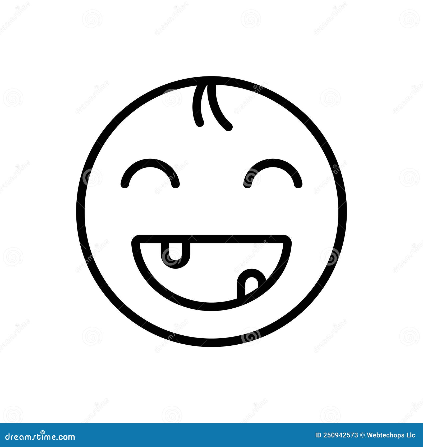 Black Line Icon for Kid, Child and Baby Stock Vector - Illustration of ...