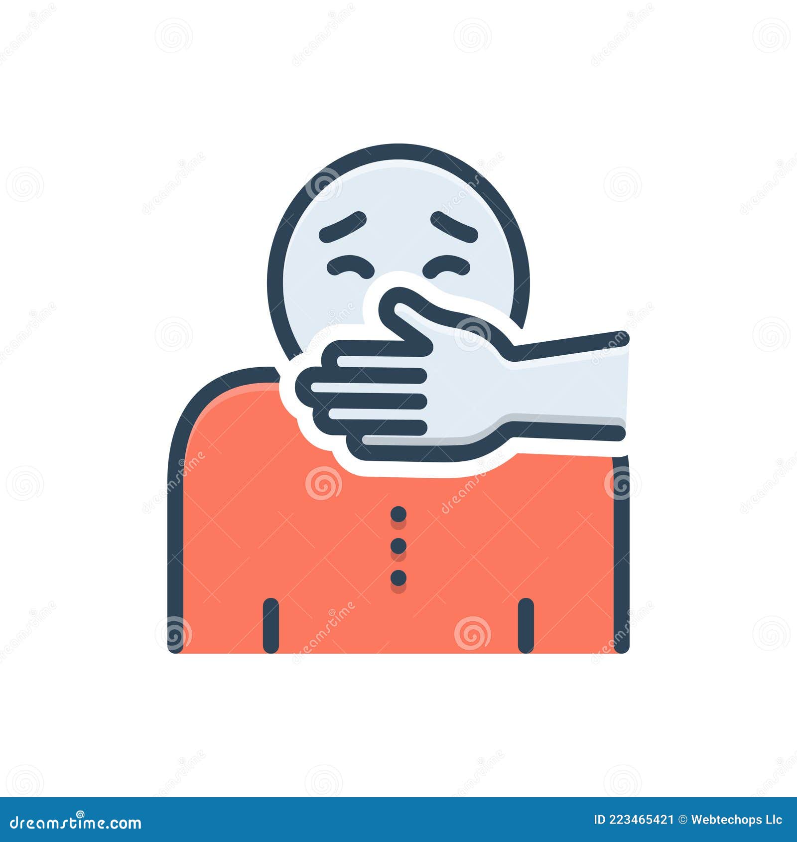 Color Illustration Icon for Kidnapping, Abduction and Spoil Stock ...