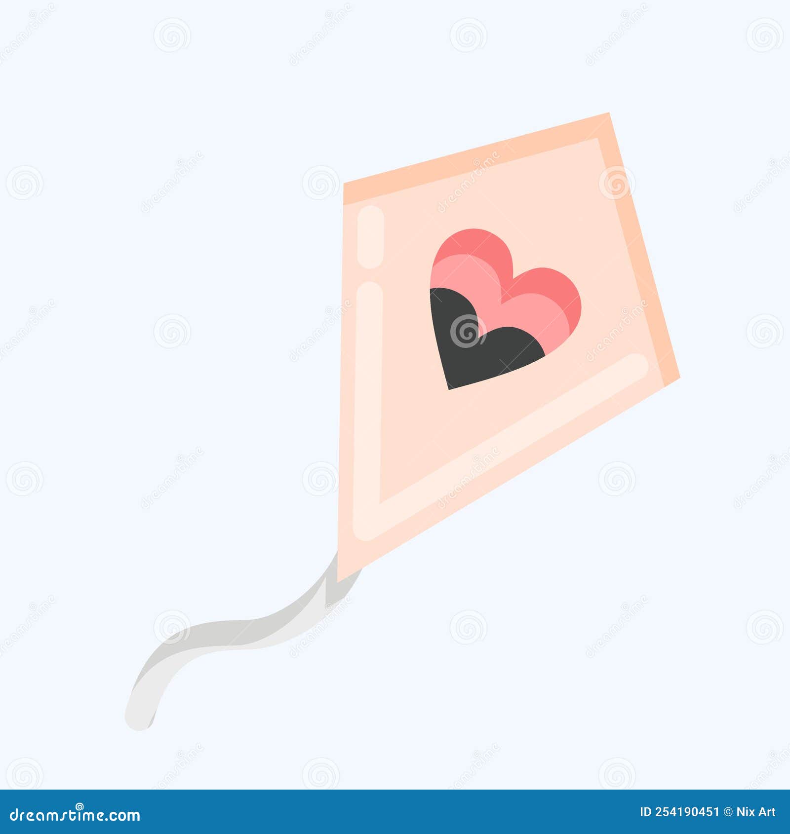 Icon Kite. Suitable for Summer Symbol. Flat Style. Simple Design ...