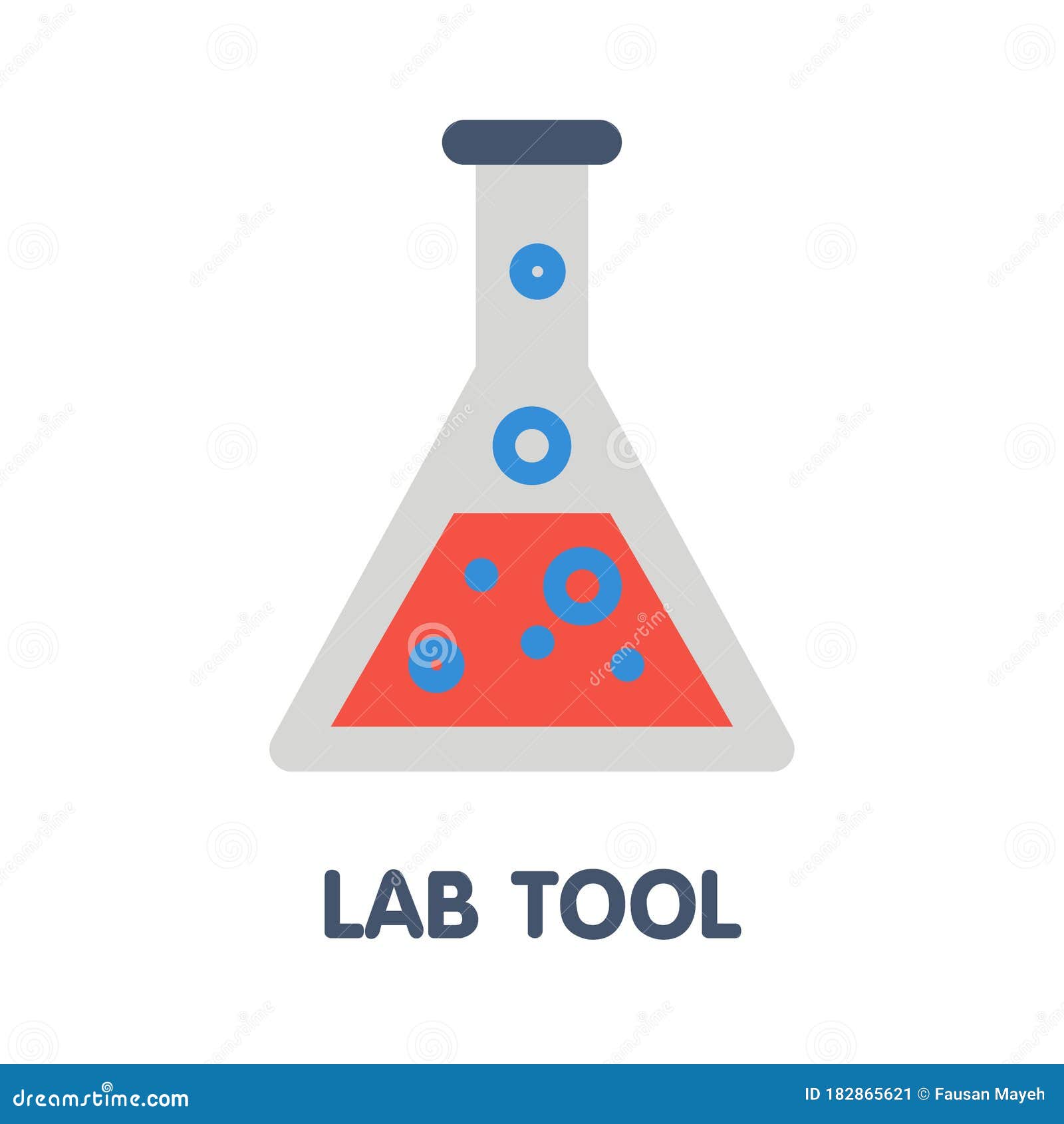 Icon Lab Tool Flat Style Icon Design Illustration on White Background ...