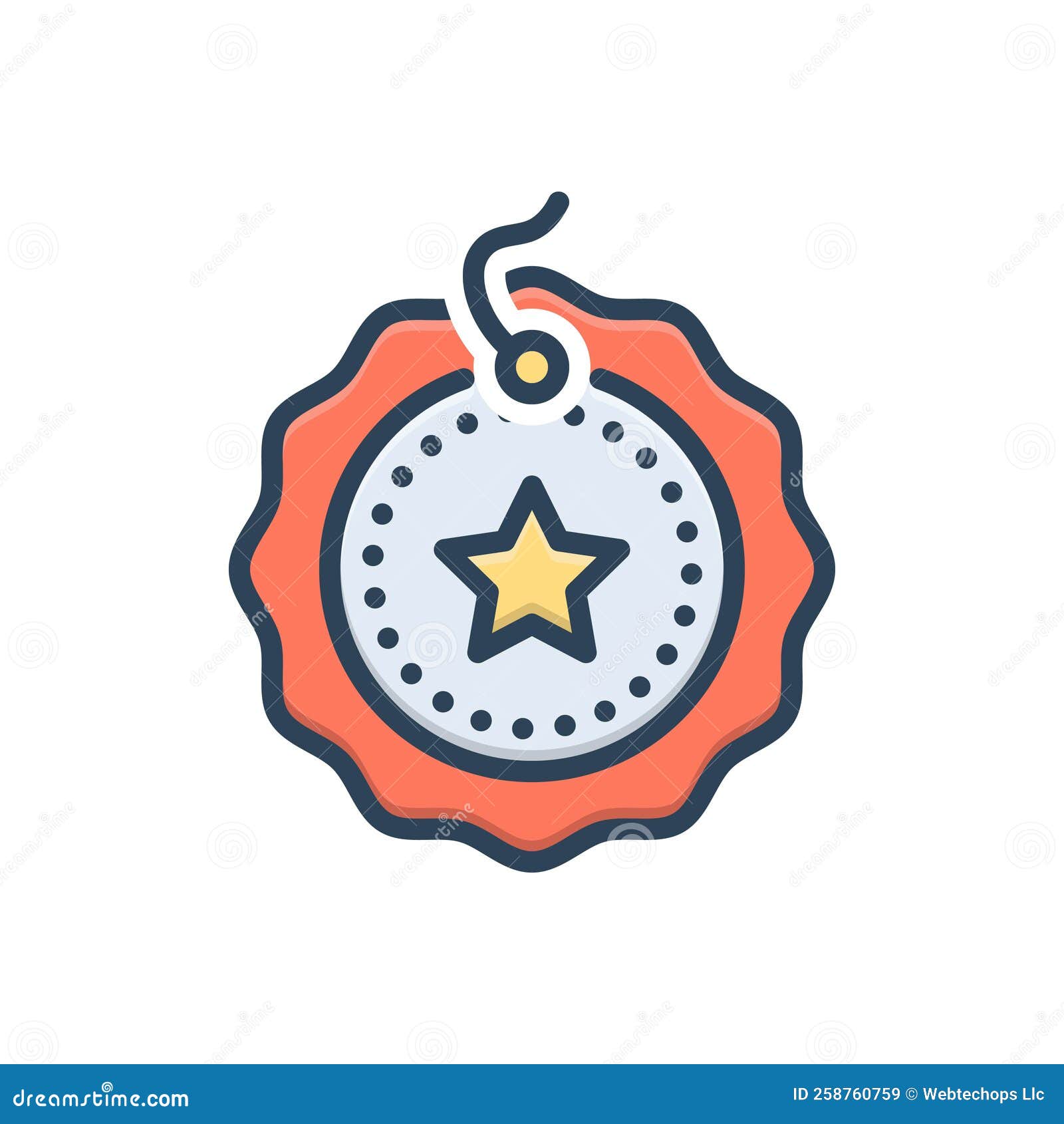 Color Illustration Icon for Label, Tag and Ticket Stock Vector ...