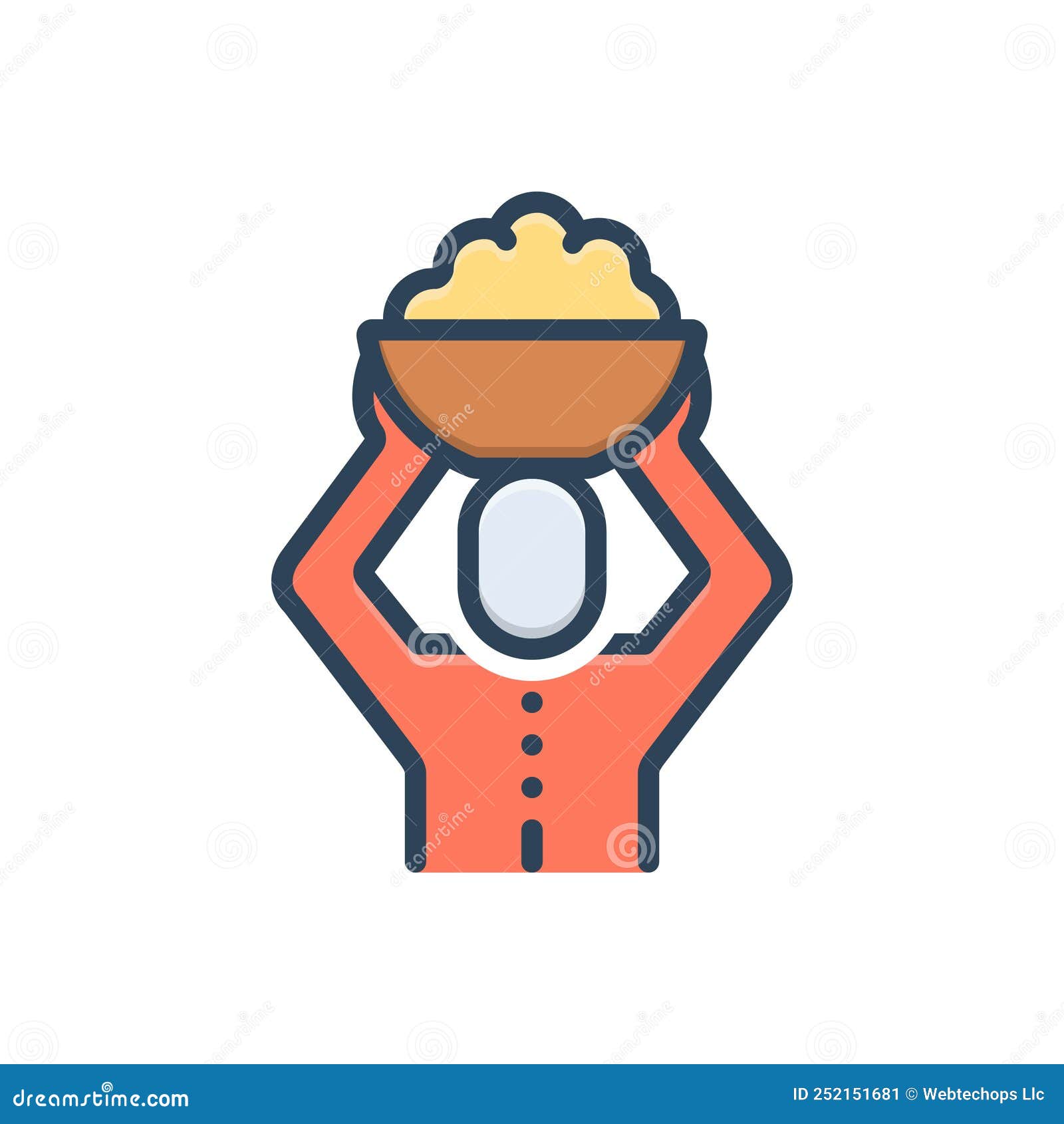 Color Illustration Icon for Labour, Worker and Poor Stock Vector ...