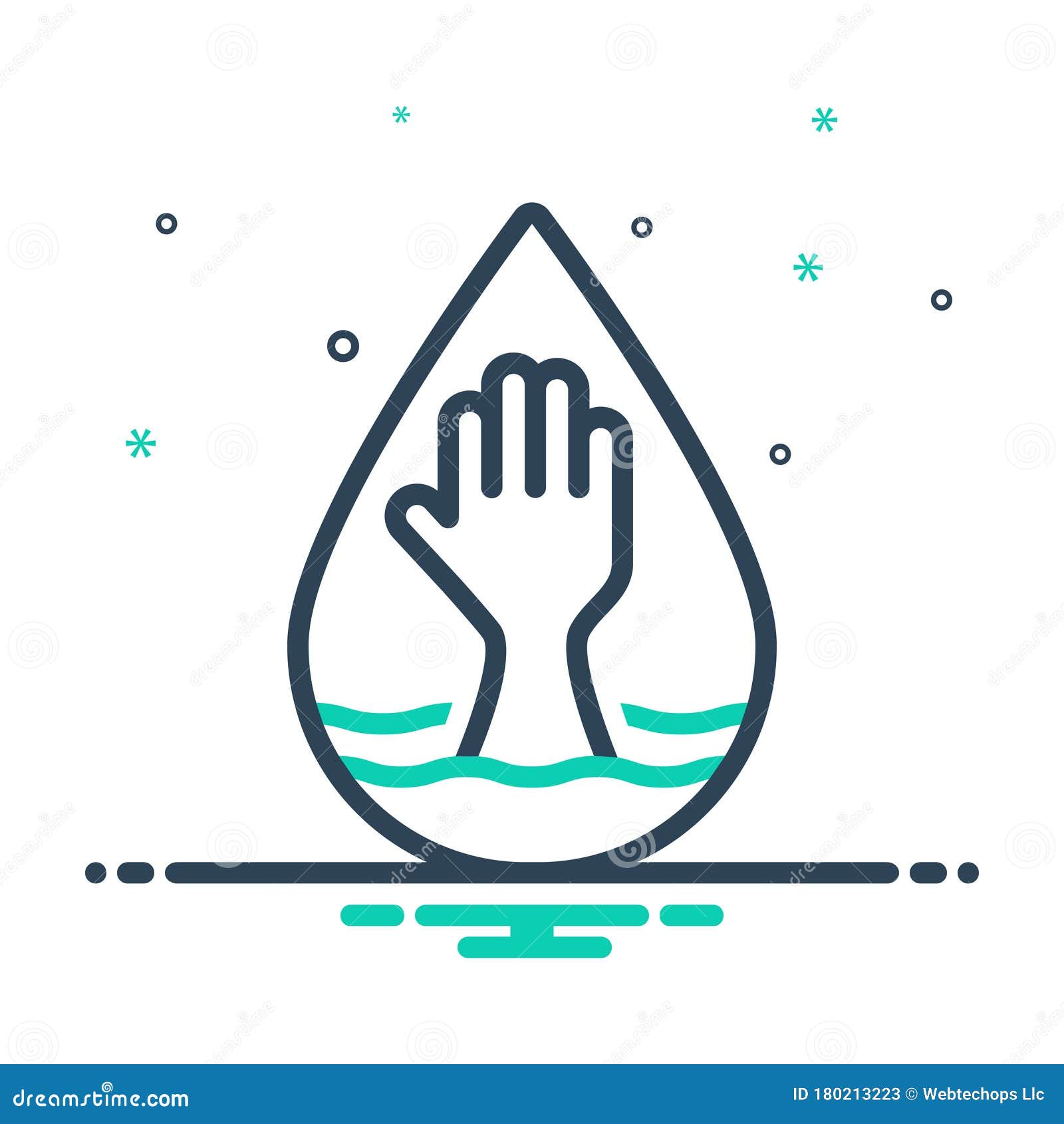 Mix Icon for Lack, Reduction and Scarcity Stock Vector - Illustration ...