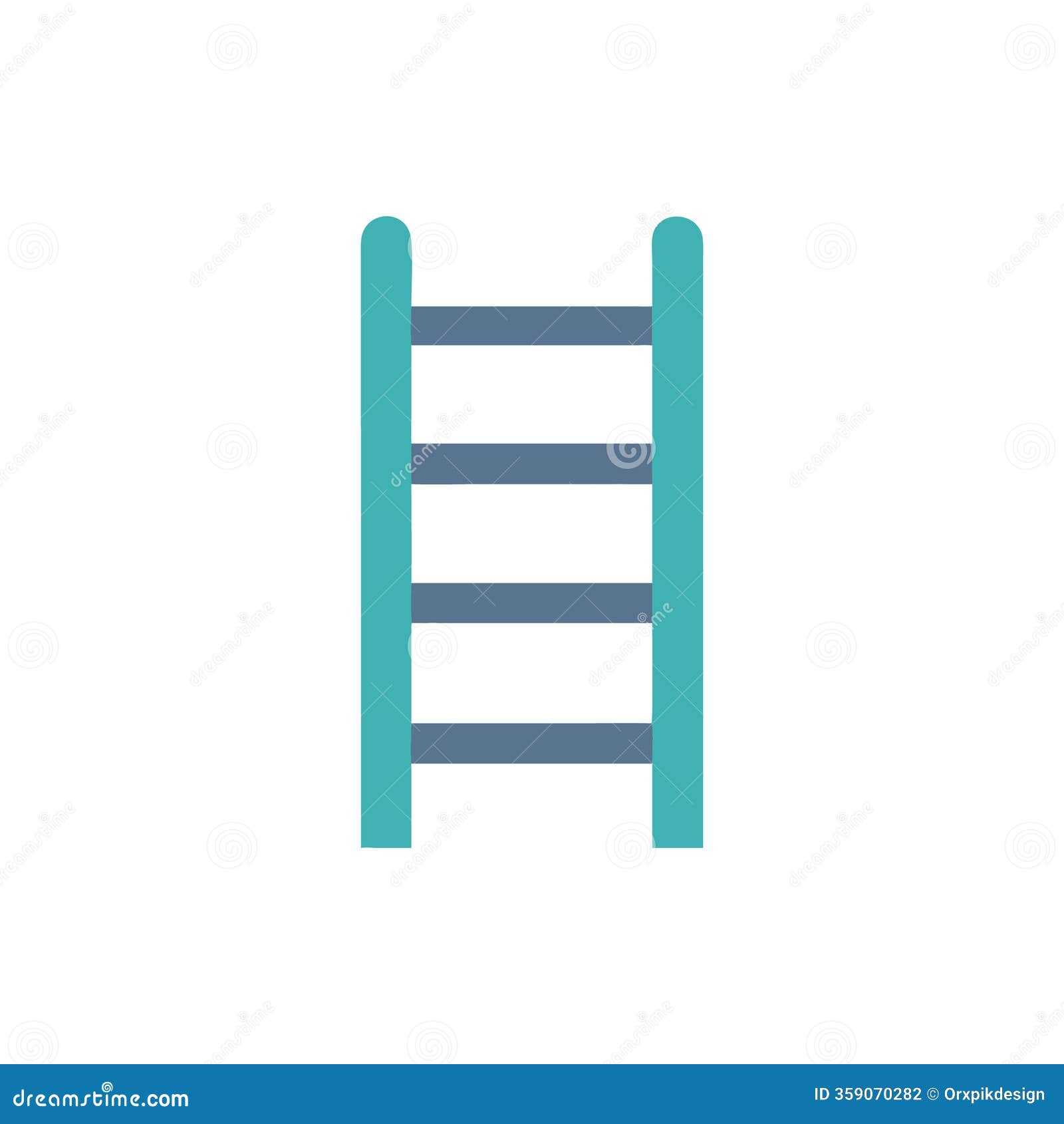 Icon of Ladder for Safety Usage Stock Illustration - Illustration of ...