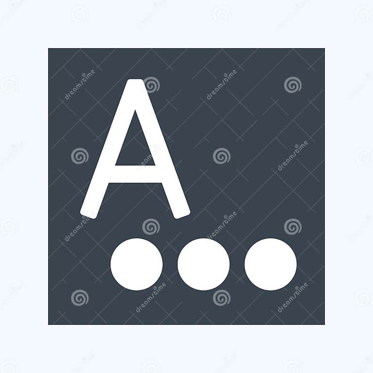 Icon Language & Input. Suitable for Mobile Apps Symbol. Glyph Style ...