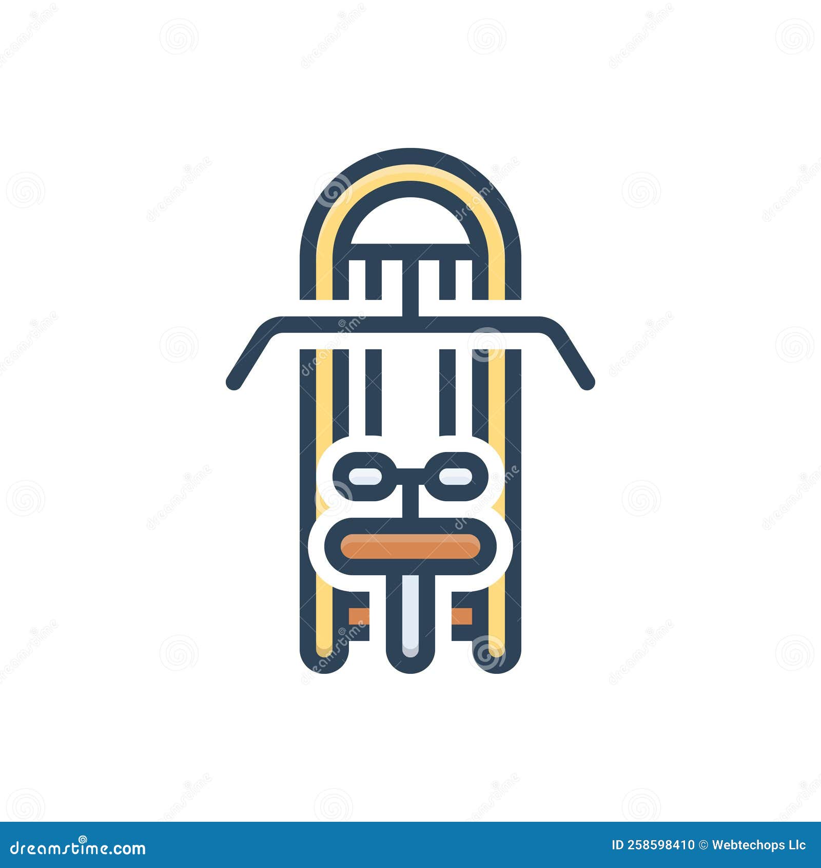 Color Illustration Icon for Lat, Fitness and Exercise Stock ...