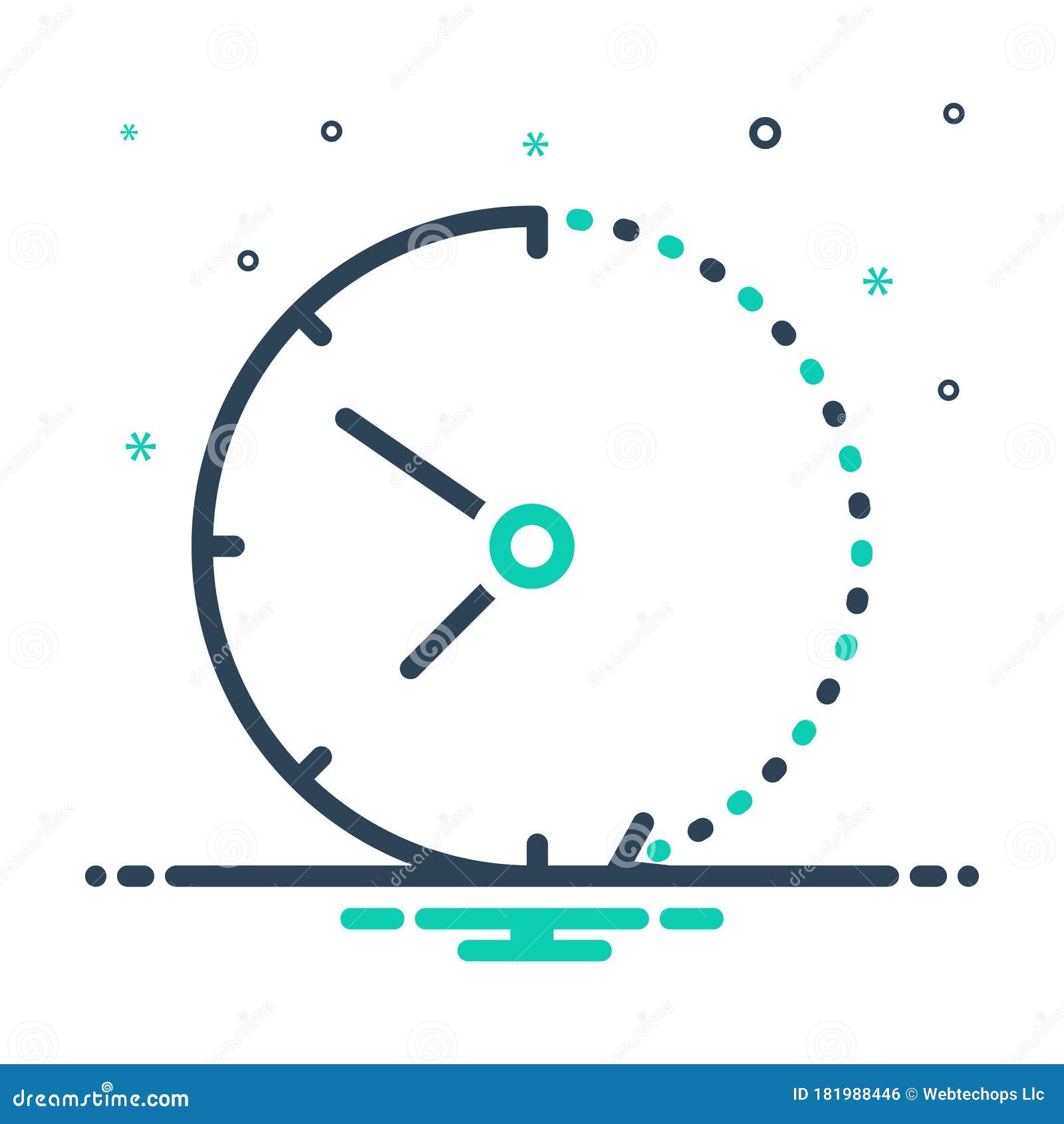 Mix Icon for Later, Afterwards and Hereinafter Stock Vector ...