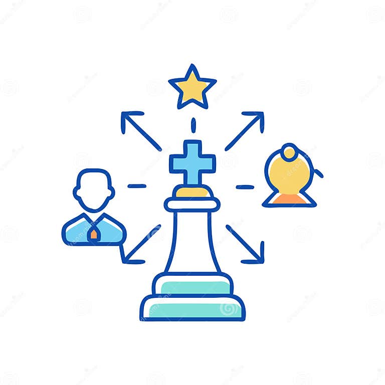 Icon for Leadership Execution Plans Stock Vector - Illustration of ...