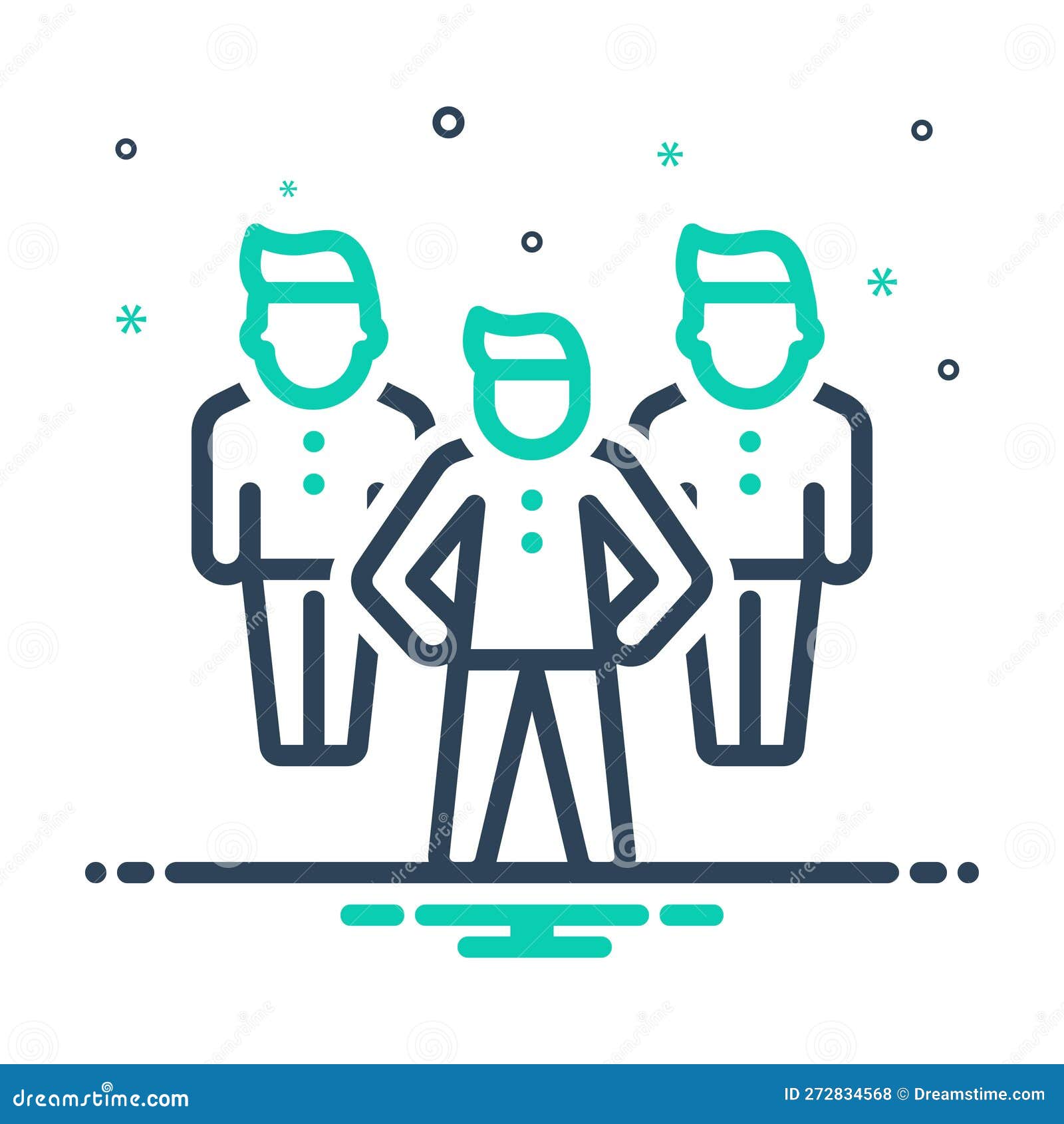 Mix Icon for Leading, Main and Principal Stock Vector - Illustration of ...