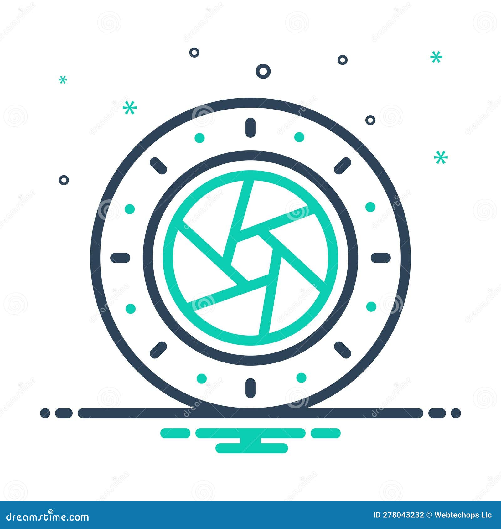 Mix Icon for Lenses, Eyeglass and Device Stock Vector - Illustration of ...