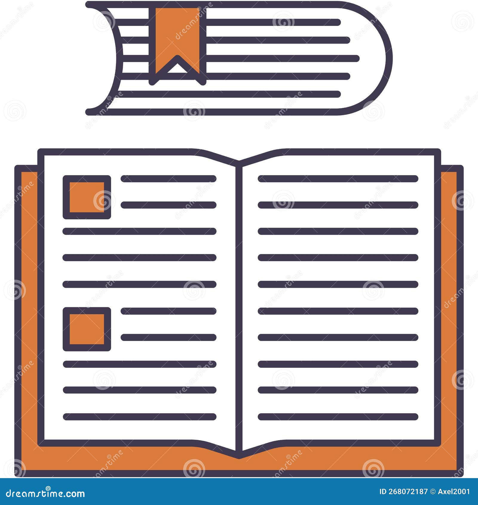 Bookstore Line Icons Collection. Novel, Fiction, Memoir, Biography ...