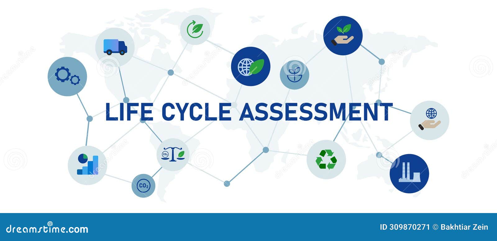 Icon Life Cycle Assessment Analysis Environmental for Process ...