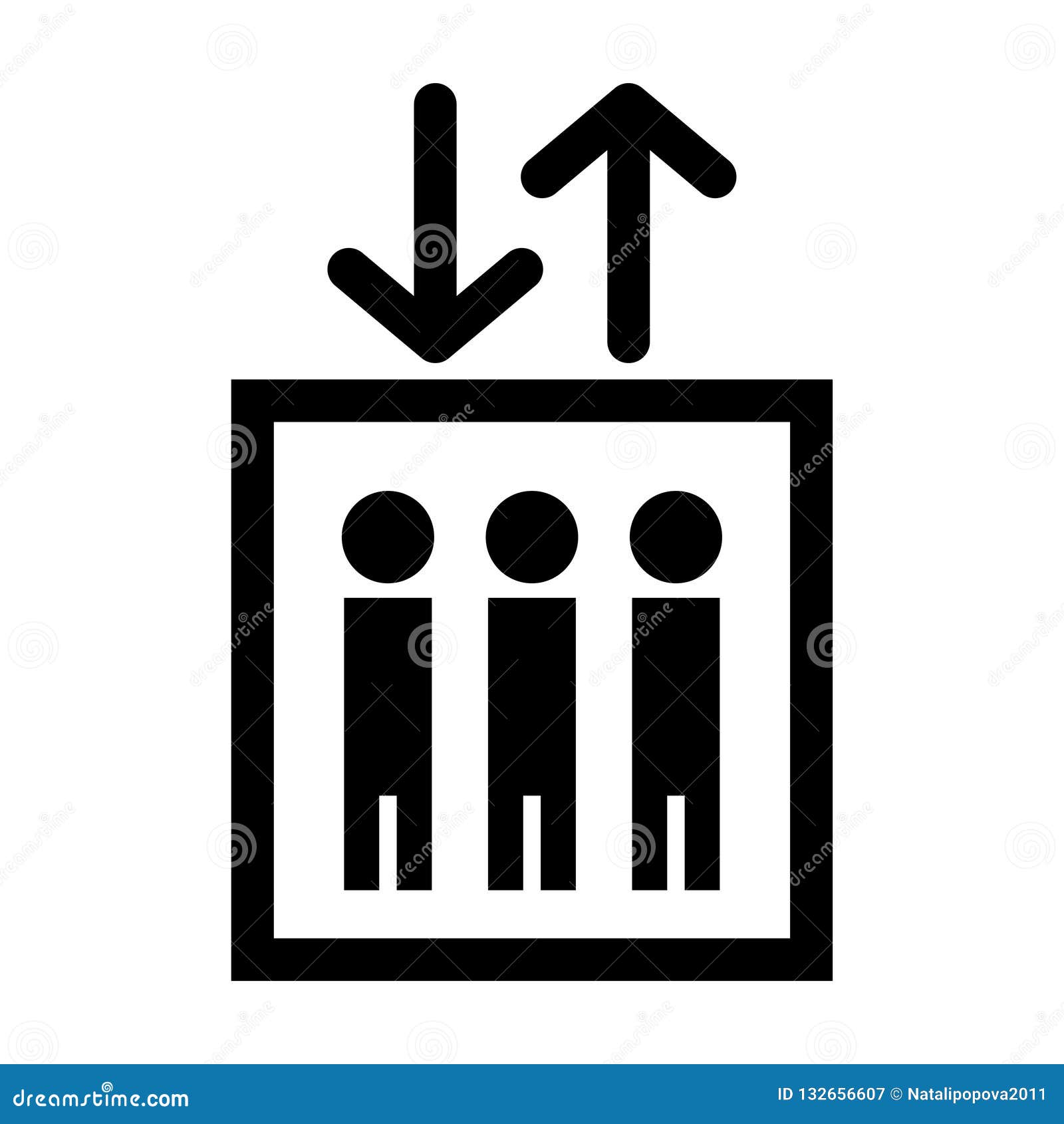 Icon Lift. Vector Illustration. Elevator Icon. Stock Vector ...
