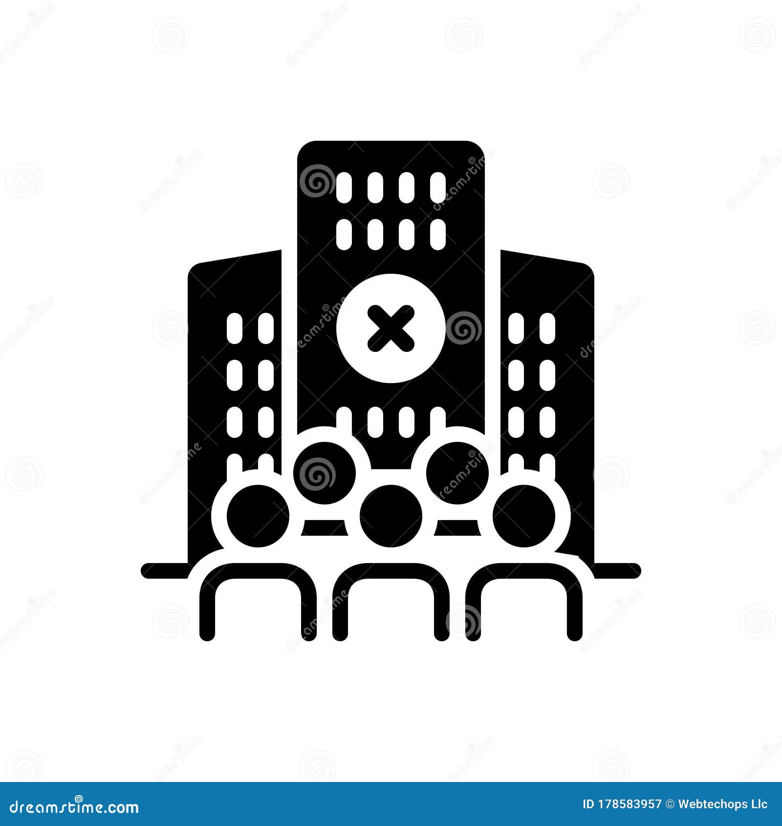 Black Solid Icon for Limited, Company and People Stock Vector ...