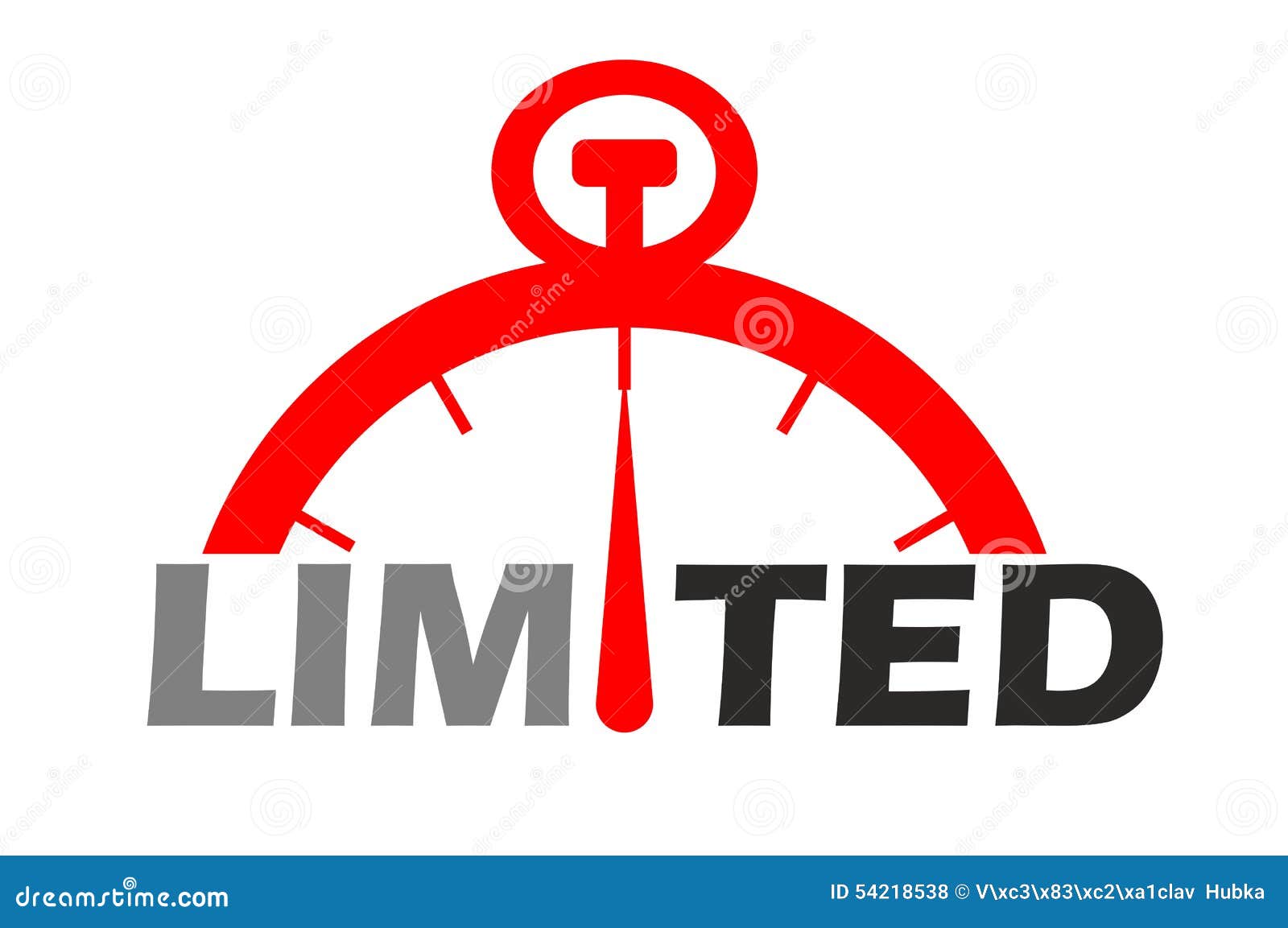 Icon limited stock vector. Illustration of button, purchase - 54218538