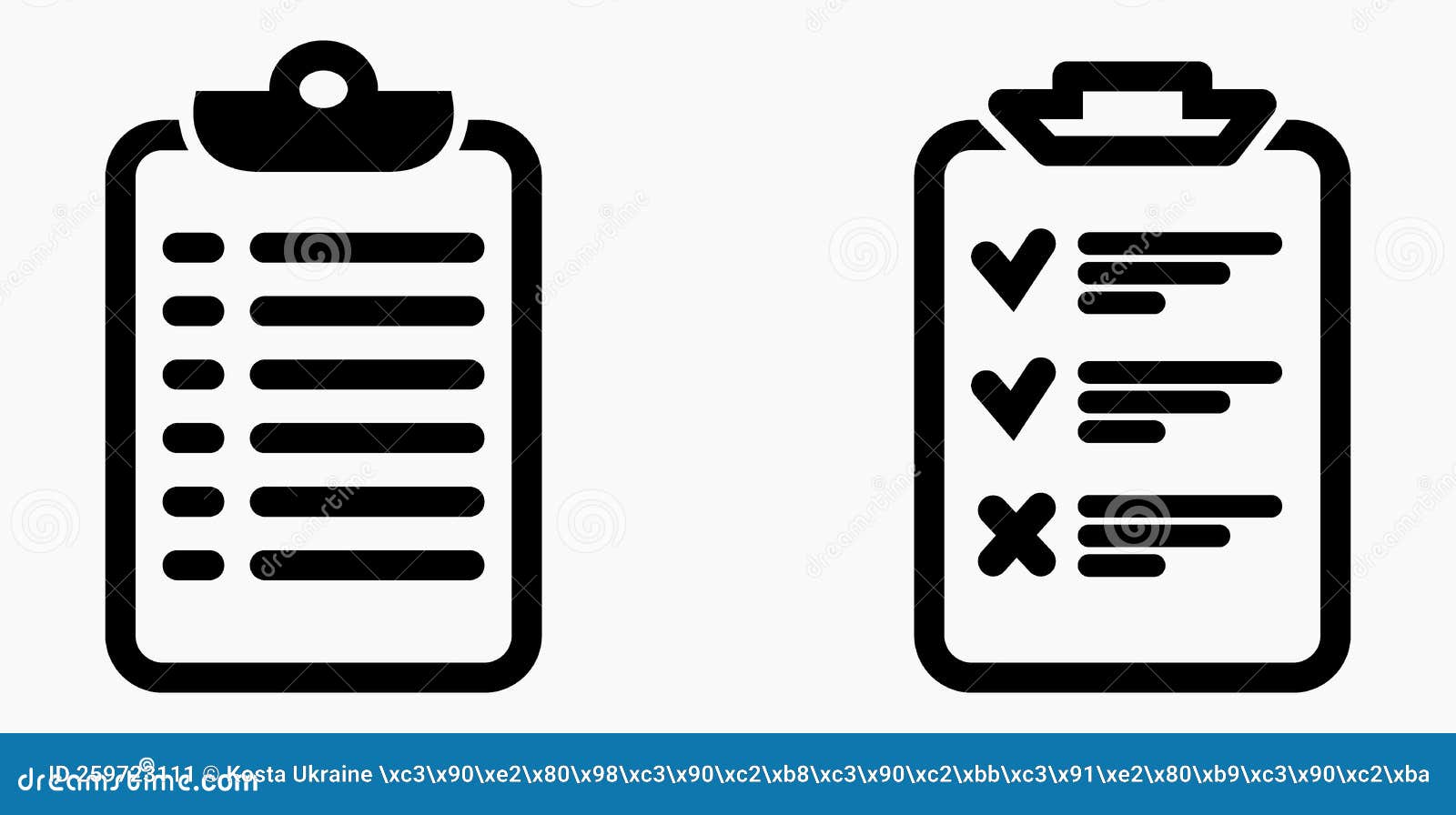 Icon List or Roster, Schedule, Register Stock Vector - Illustration of ...