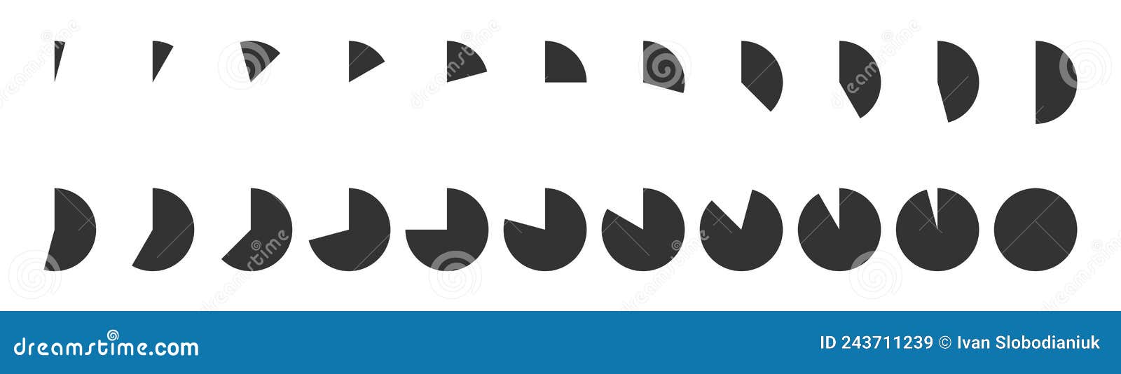 Icon Loading Animation. GUI Preloader Stock Vector - Illustration of ...