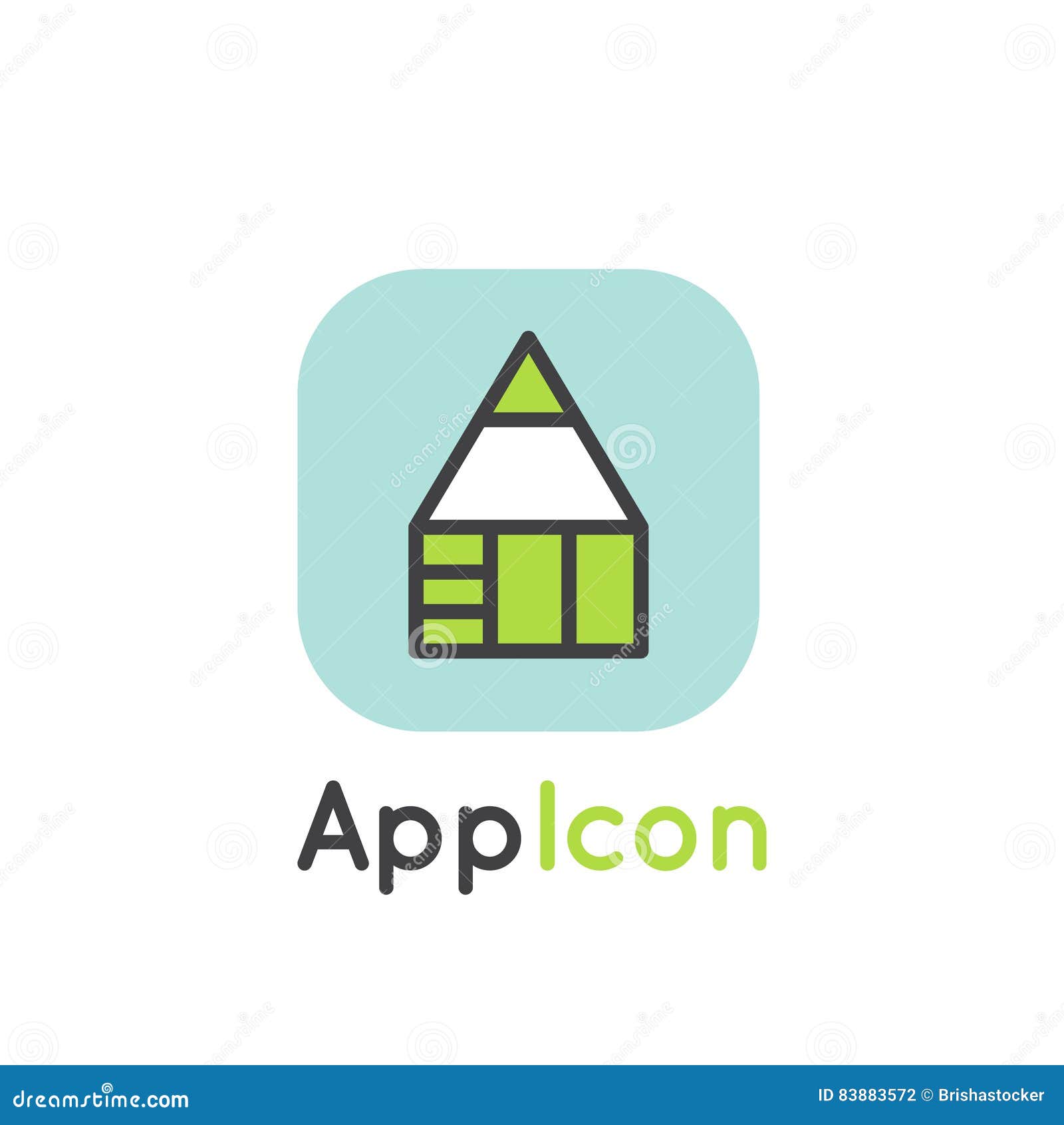 Icon Logo for Mobile or Laptop Application Stock Illustration ...