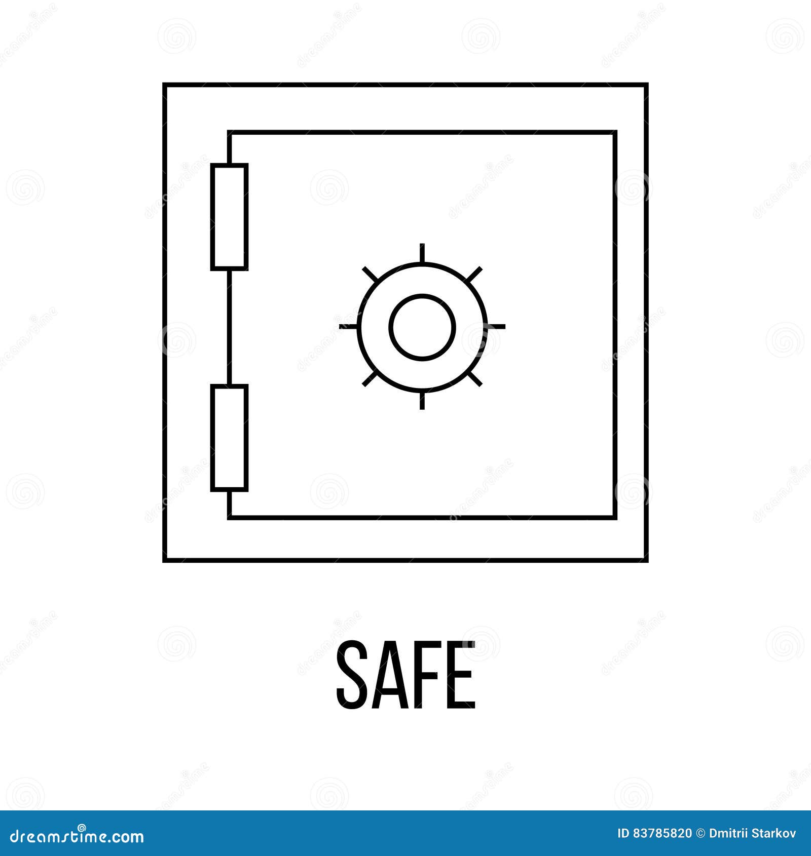 Icon or Logo in Modern Line Style Stock Vector - Illustration of design ...