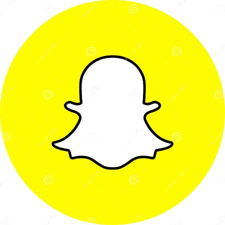 Icon Logo Snapchat Vector Color Editorial Stock Photo - Illustration of ...