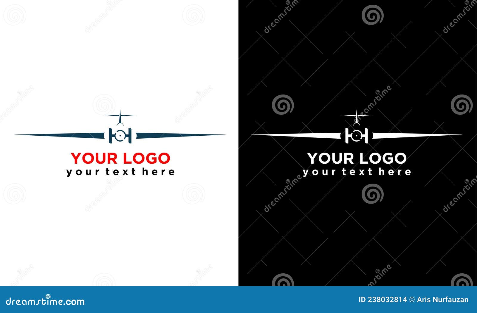 Aviation Logo Simple Design Template Vector Stock Vector - Illustration ...