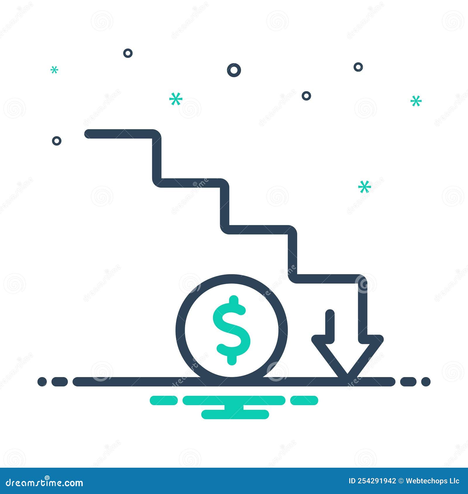 Mix Icon for Lowest, Minimum and Level Stock Vector - Illustration of ...