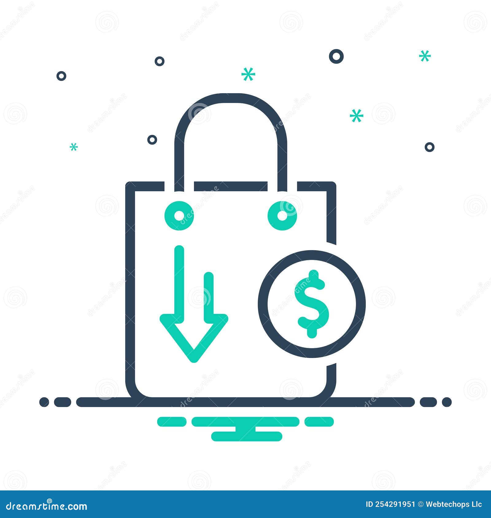 Mix Icon for Lowest, Minimum and Level Stock Vector - Illustration of ...