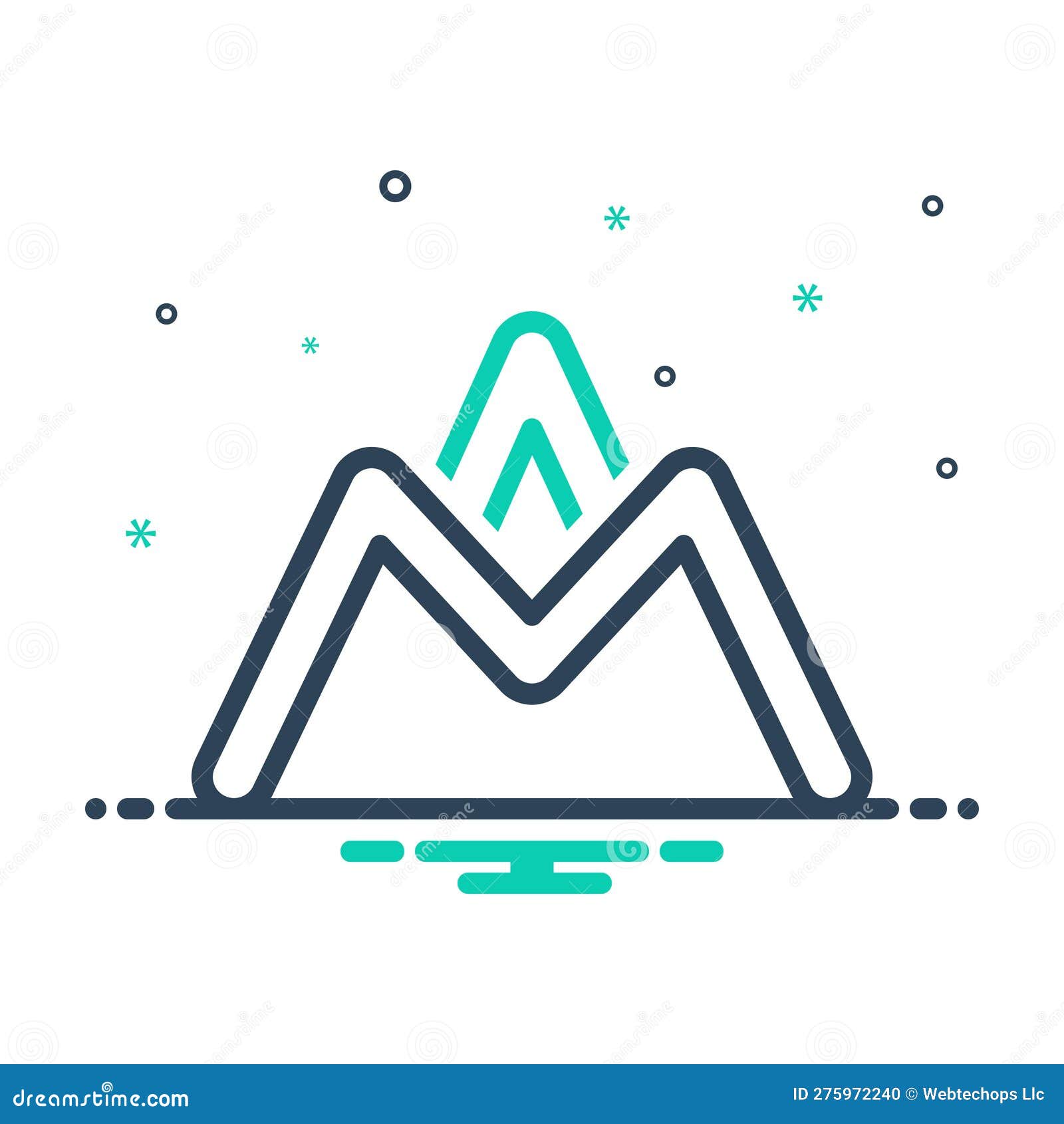 Mix Icon for Ma Marketing, Brand and Letter Stock Vector - Illustration ...