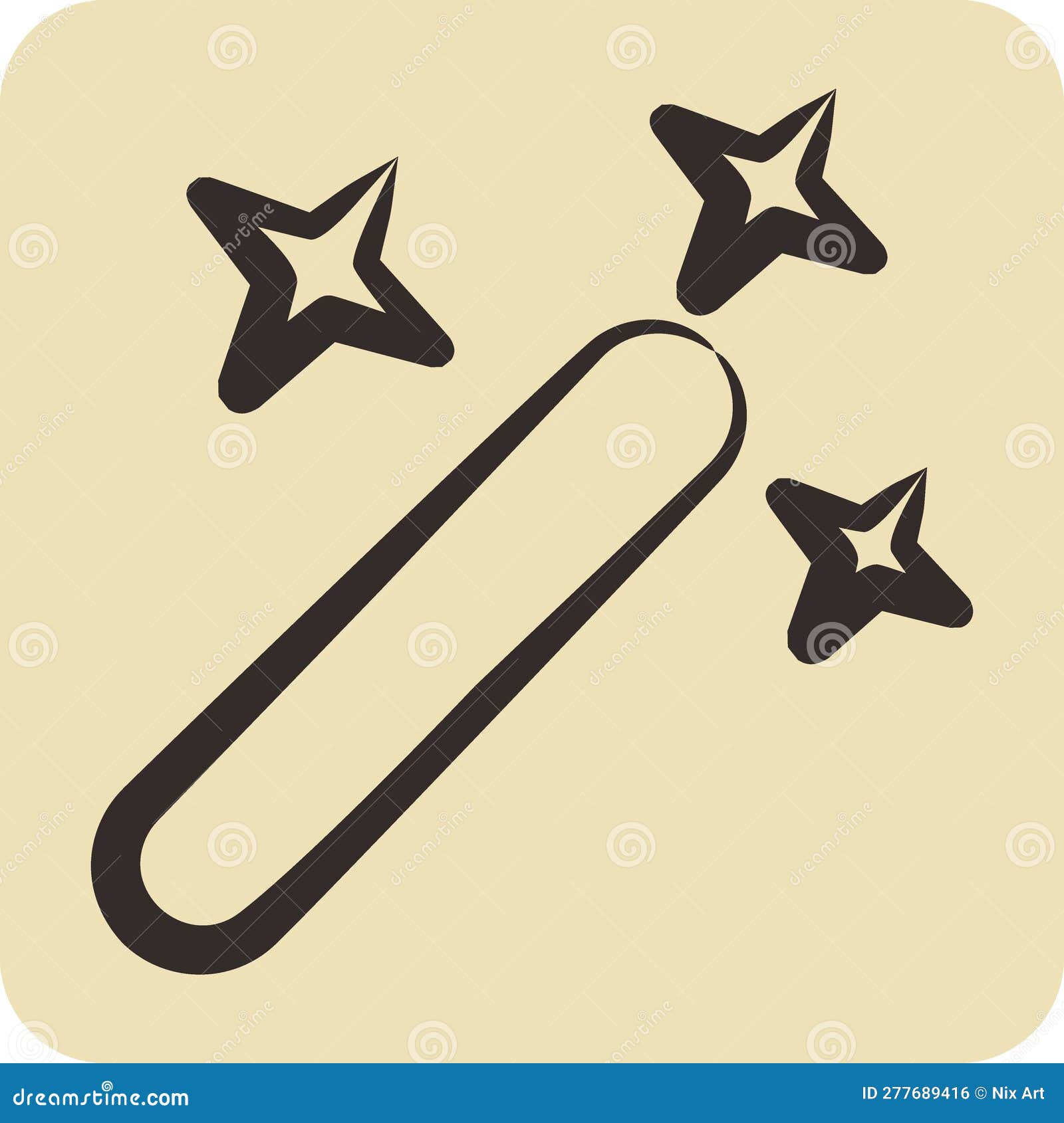 Icon Magic Wand. Related To Graphic Design Tools Symbol Stock ...