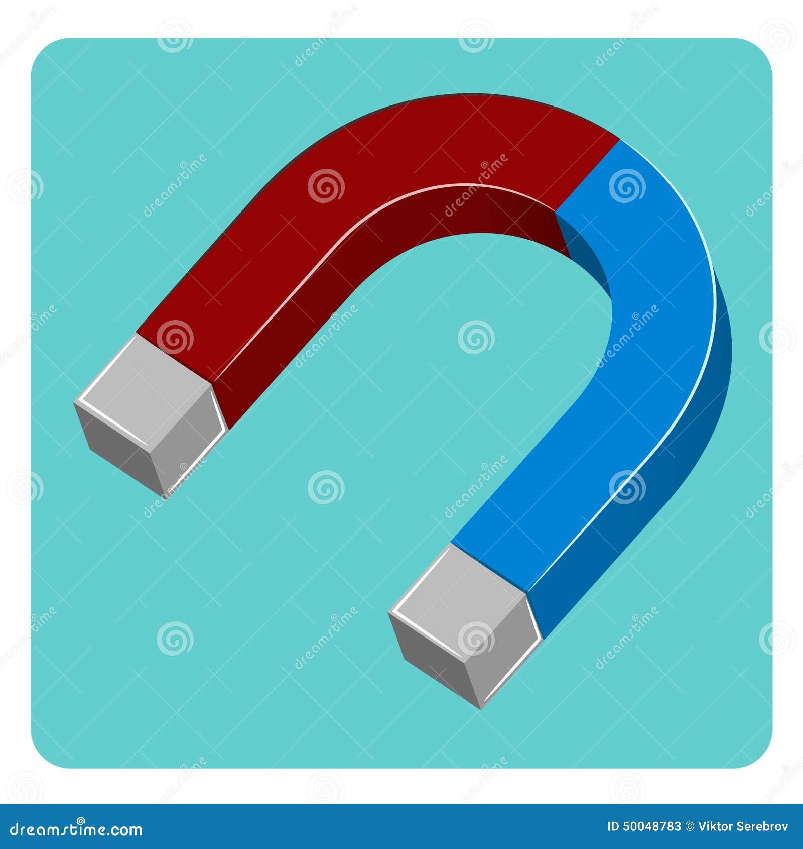Icon magnet stock illustration. Illustration of iron - 50048783