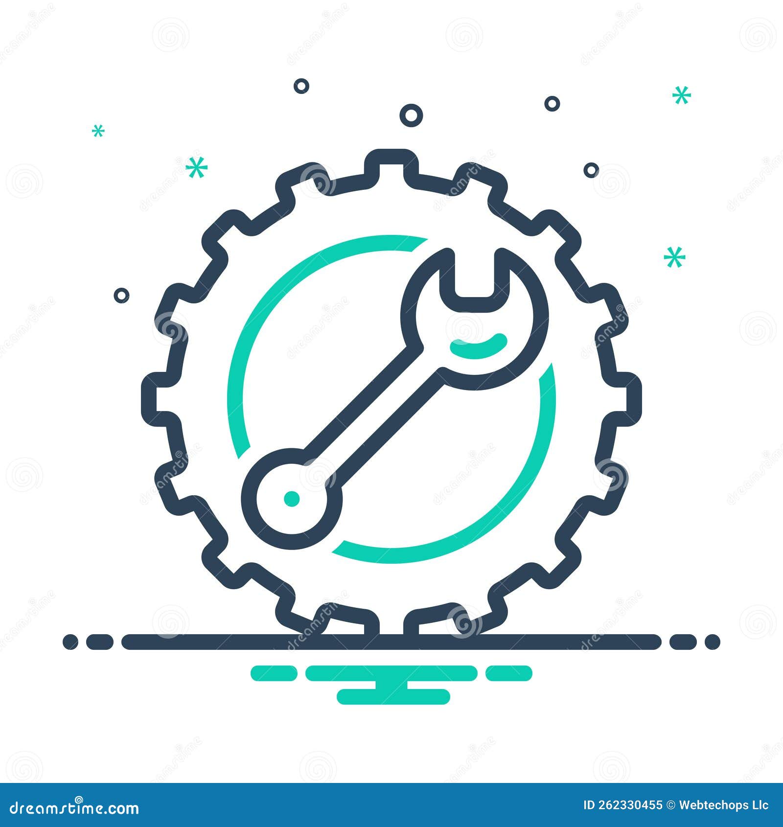 Mix Icon for Maintained, Maintain and Preserve Stock Vector ...