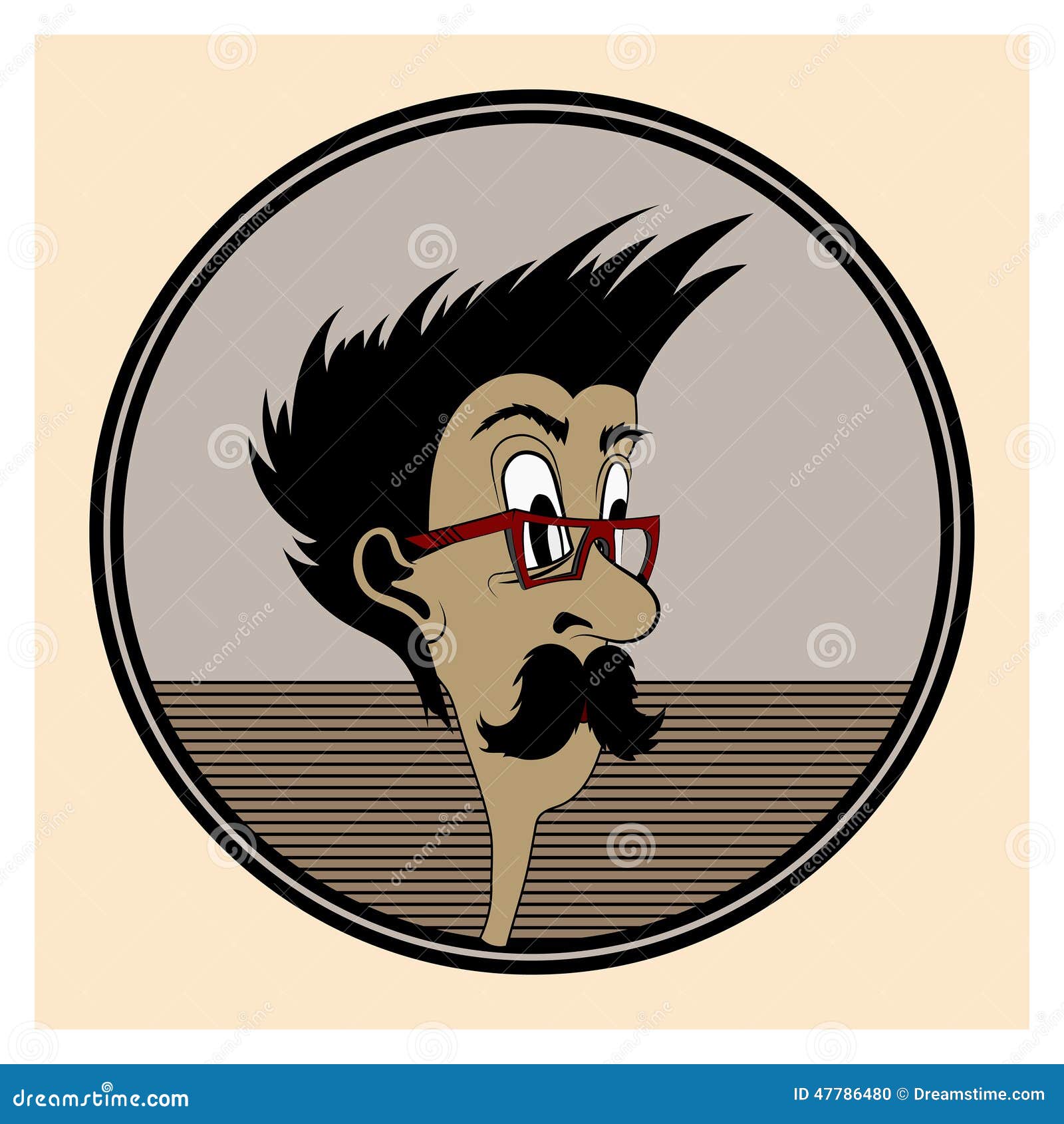 Professor-historian In The Room. Flip Chart. Animated Character ...