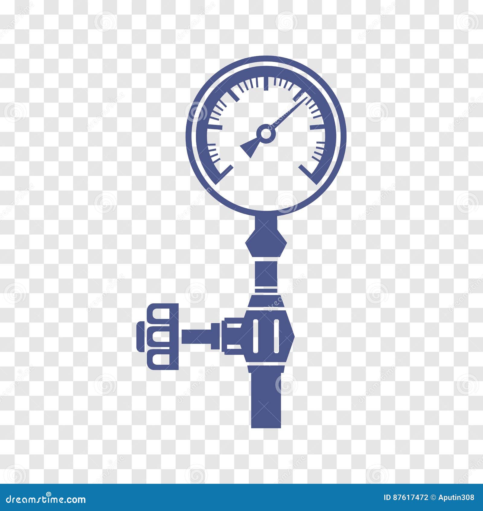 Icon manometer stock vector. Illustration of measure - 87617472