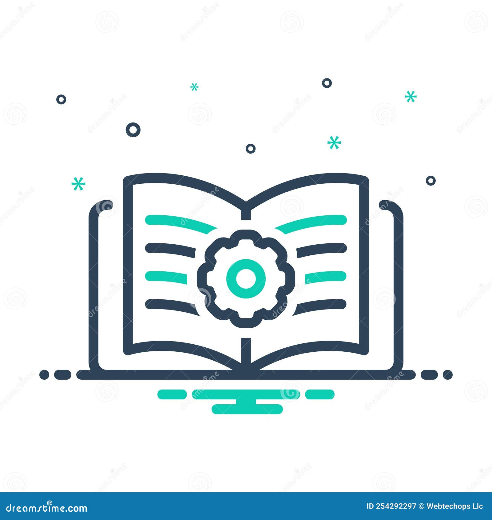 Mix Icon for Manually, Book and Guide Stock Vector - Illustration of ...