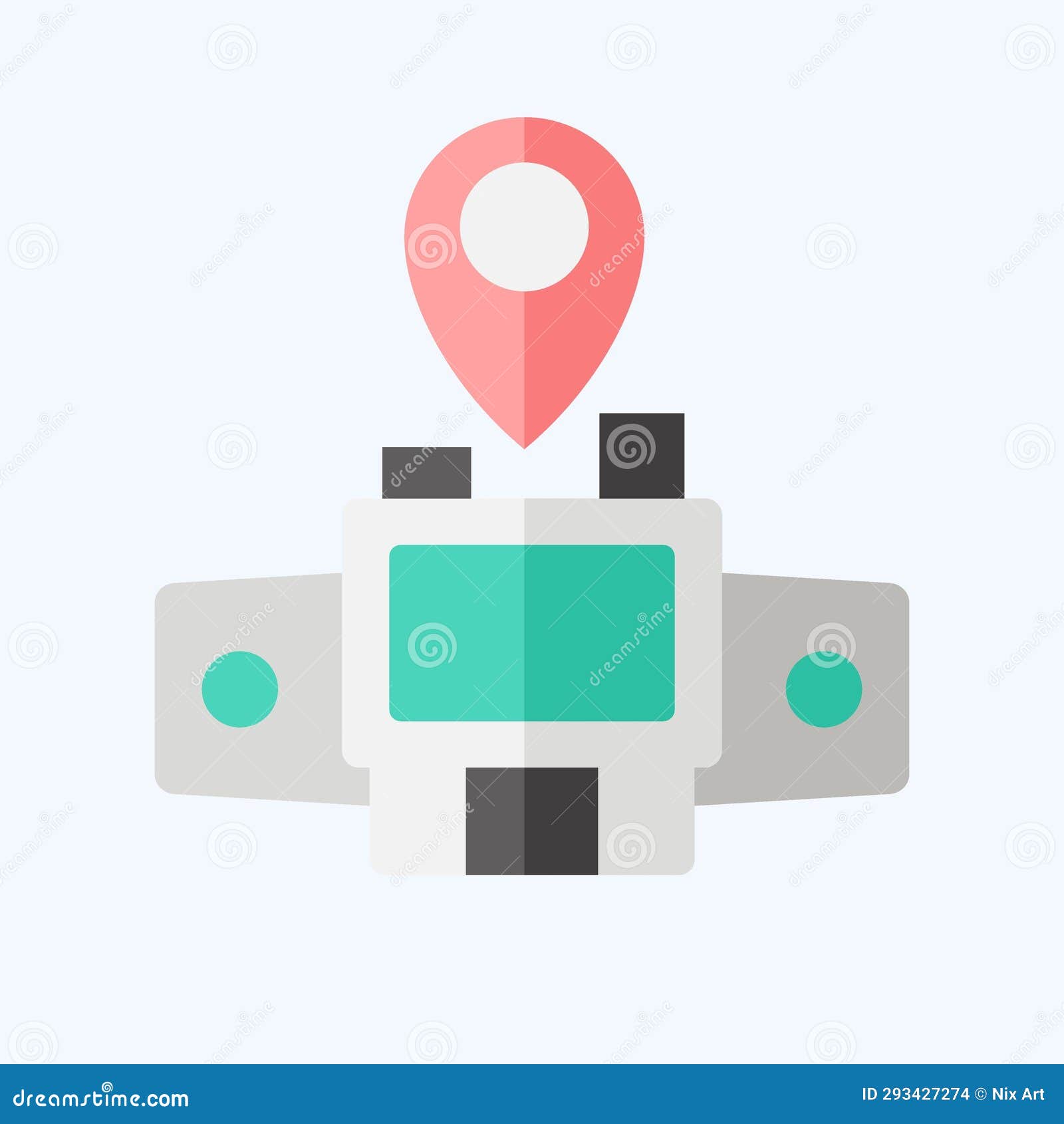 Icon Map Sensor. Related To Car Maintenance Symbol. Flat Style. Simple ...