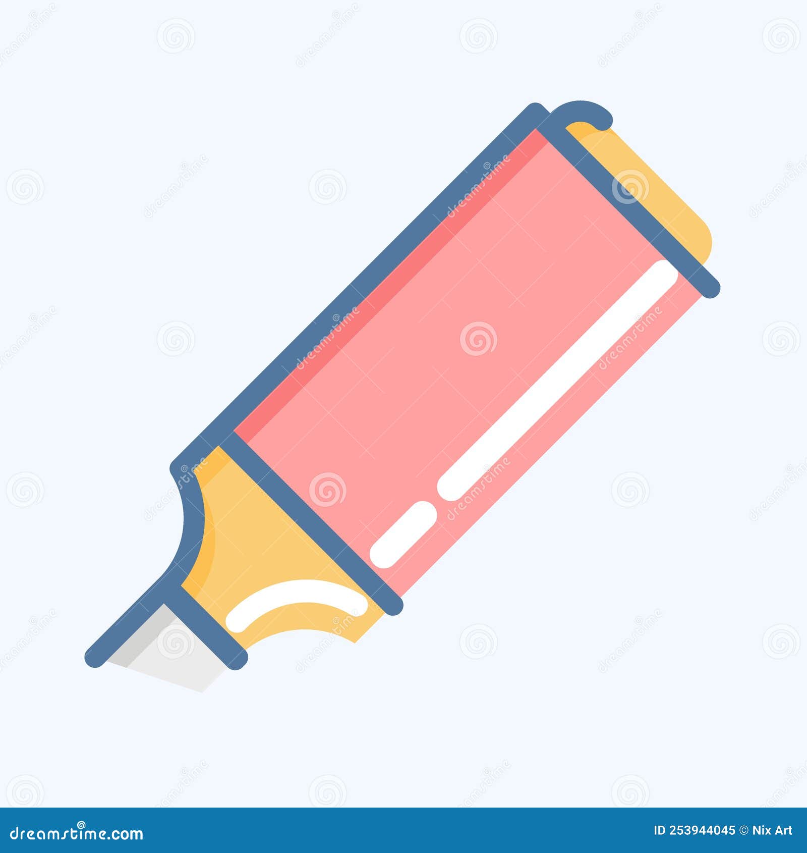 Icon Marker. Suitable for Paint Art Tools Symbol. Doodle Style. Simple ...