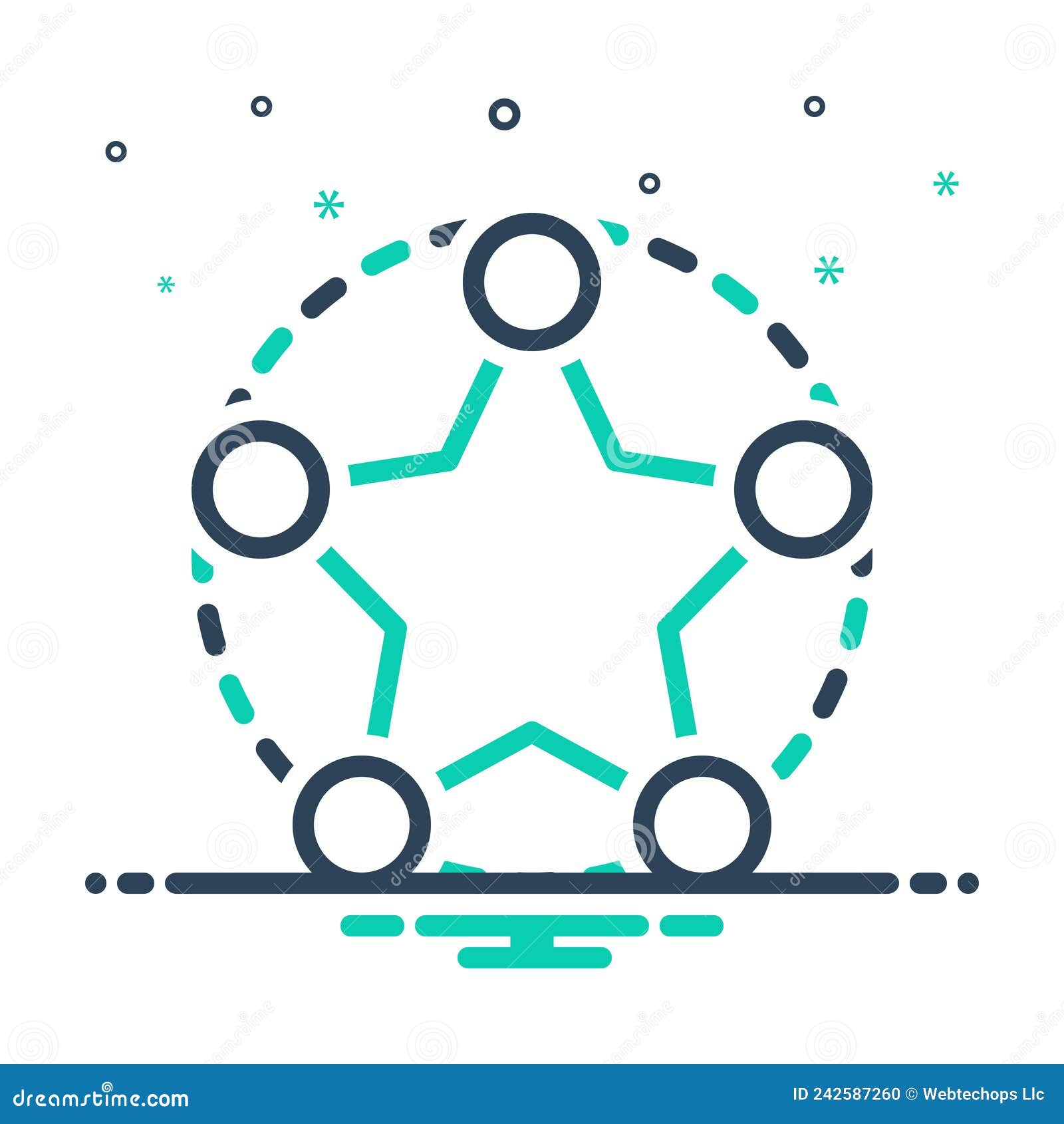 Mix Icon for Marshall, Badge and Sheriff Stock Vector - Illustration of ...