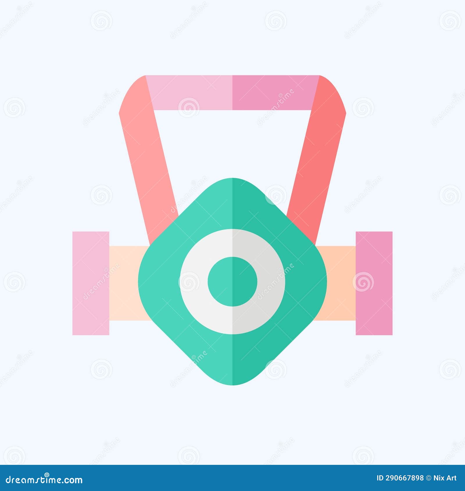 Icon Mask. Related To Mining Symbol. Flat Style. Simple Design Editable ...