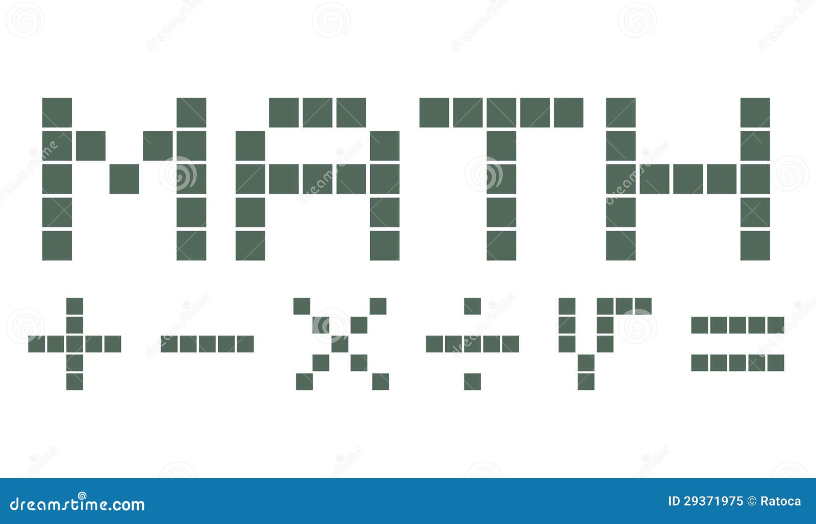 Icon math stock vector. Illustration of bills, institute - 29371975