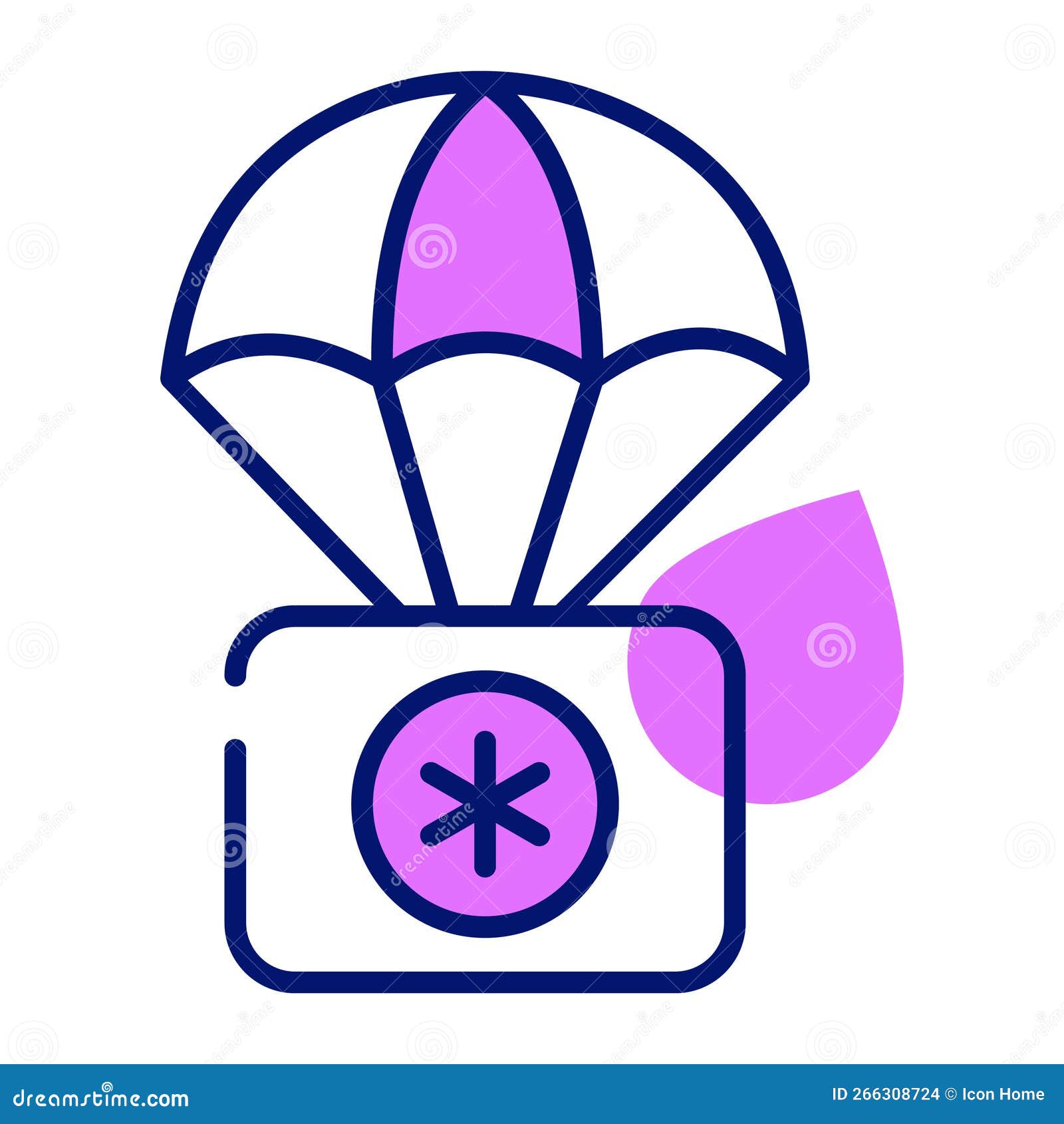 An Icon of Medical Airdrop, Editable and Easy To Use Vector Stock ...