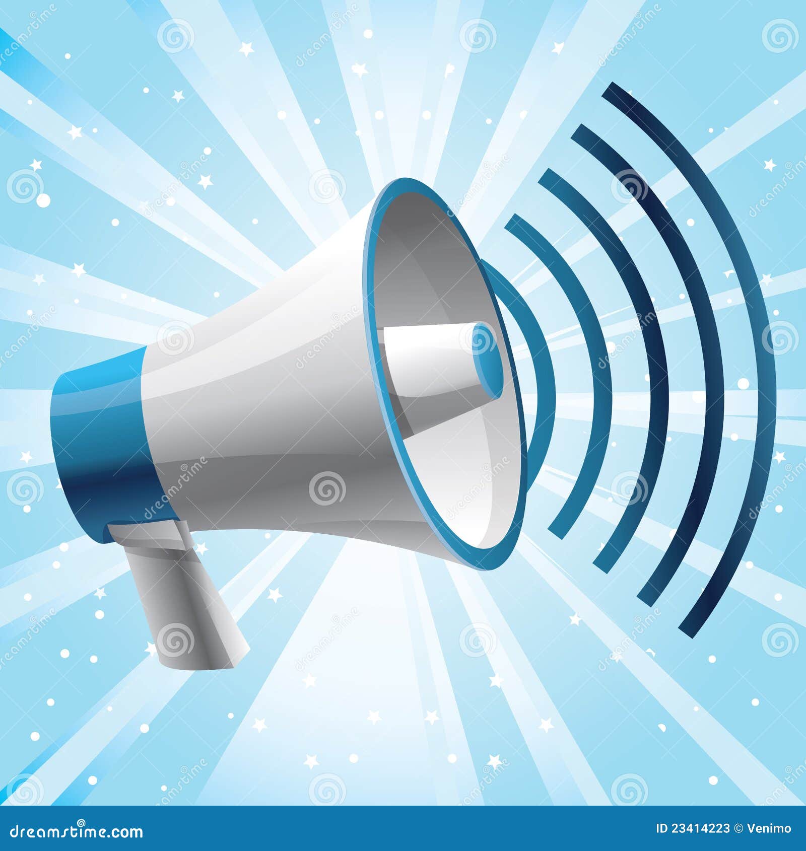 Icon Megaphone - Communication Concept Stock Illustration ...