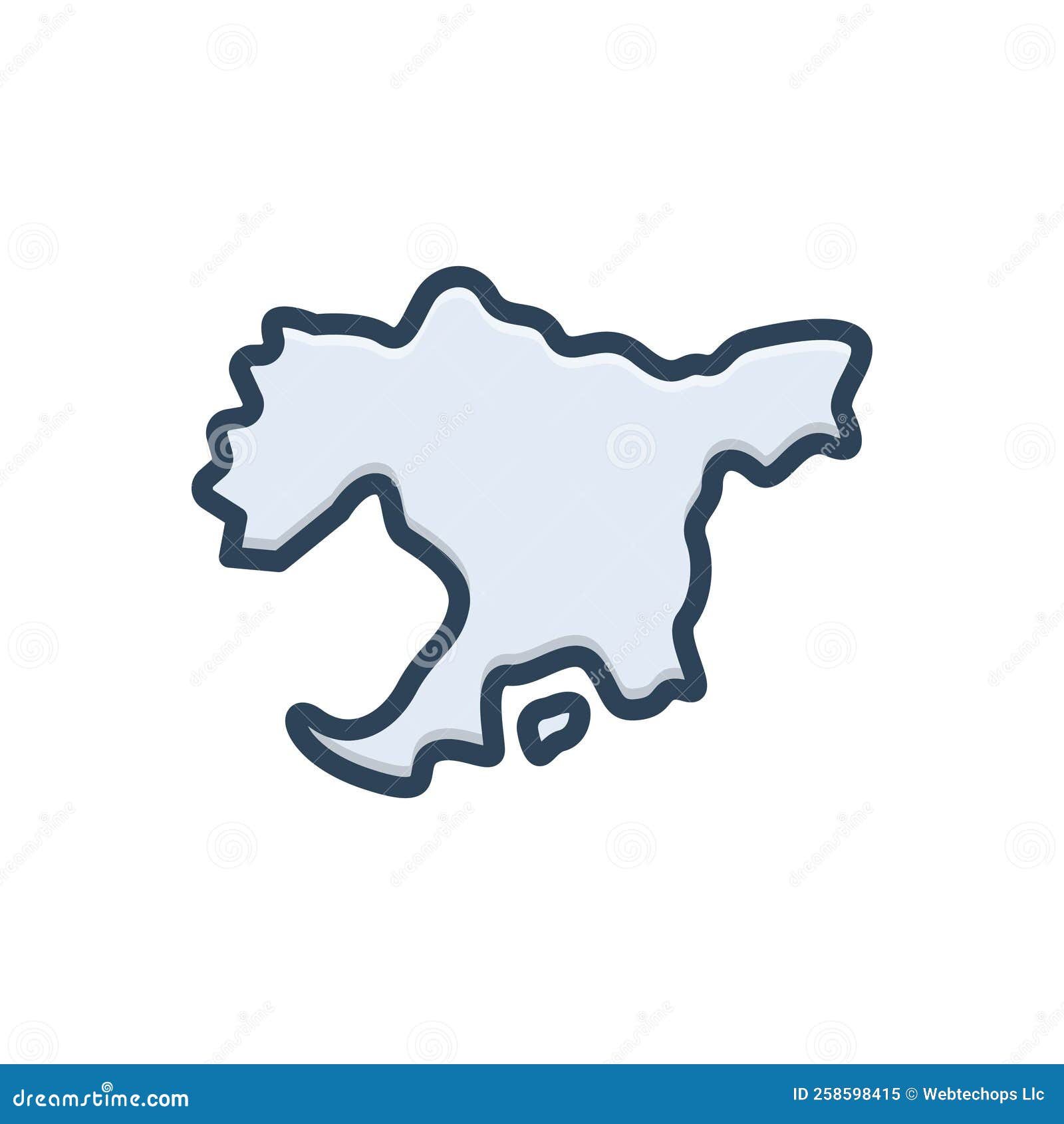 Color Illustration Icon for Melbourne, Australia and Border Stock ...