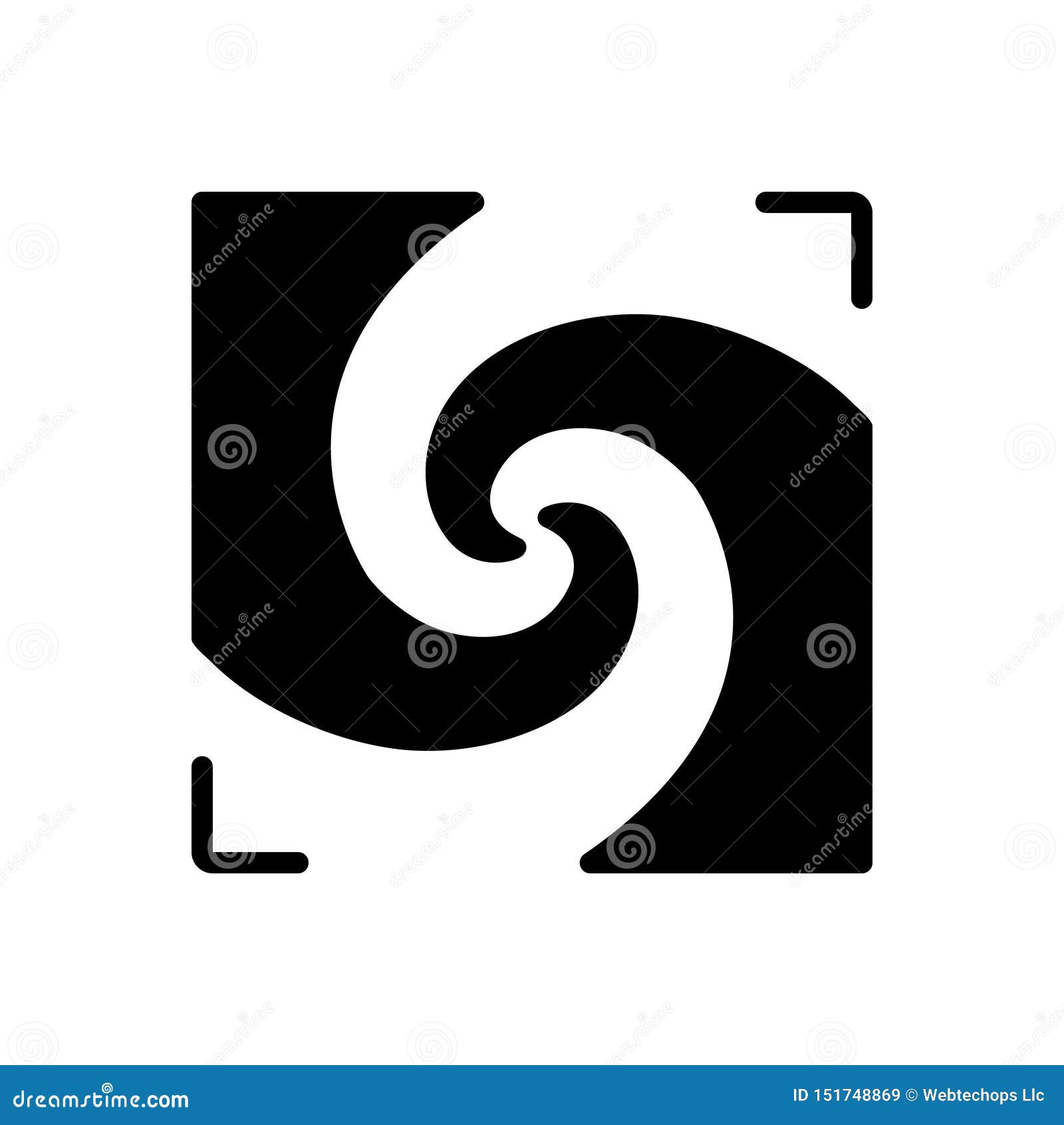 Black Solid Icon for Meld, Integrate and Unite Stock Illustration ...