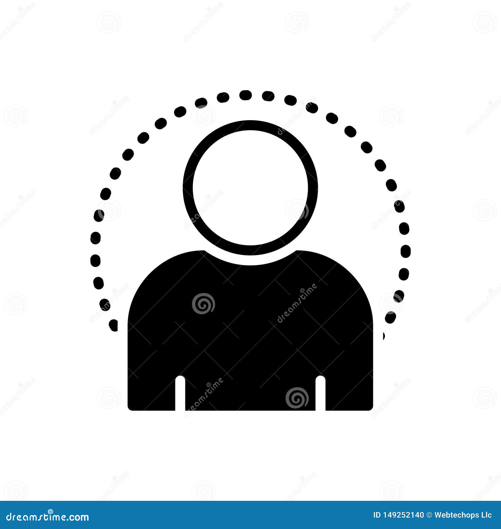 Black Solid Icon for Mensch, Person and Human Stock Vector ...