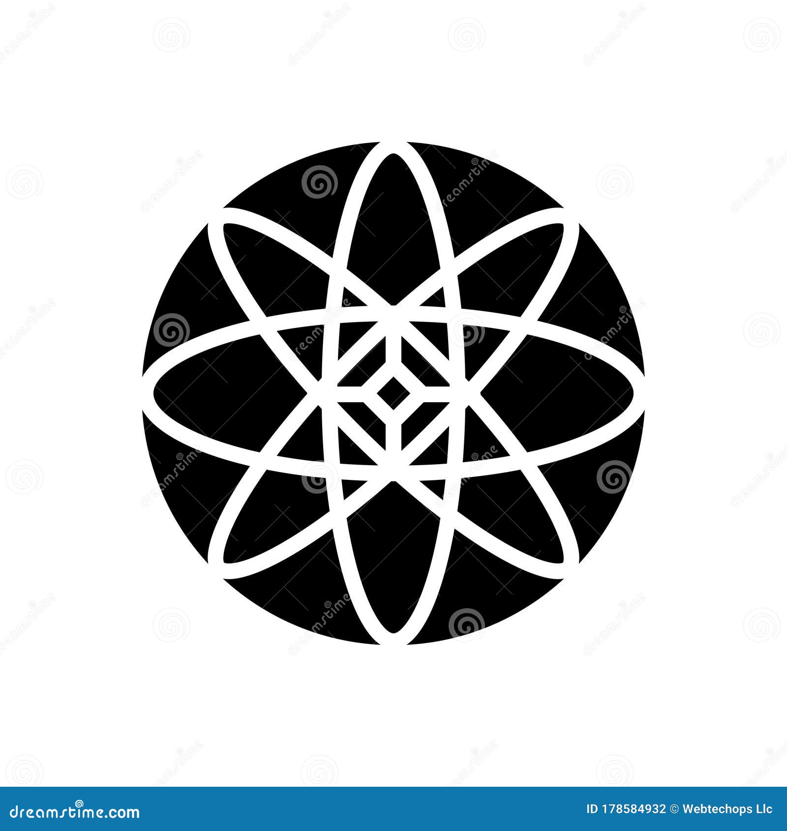 Black Solid Icon for Mess, Hoopla and Fuss Stock Vector - Illustration ...