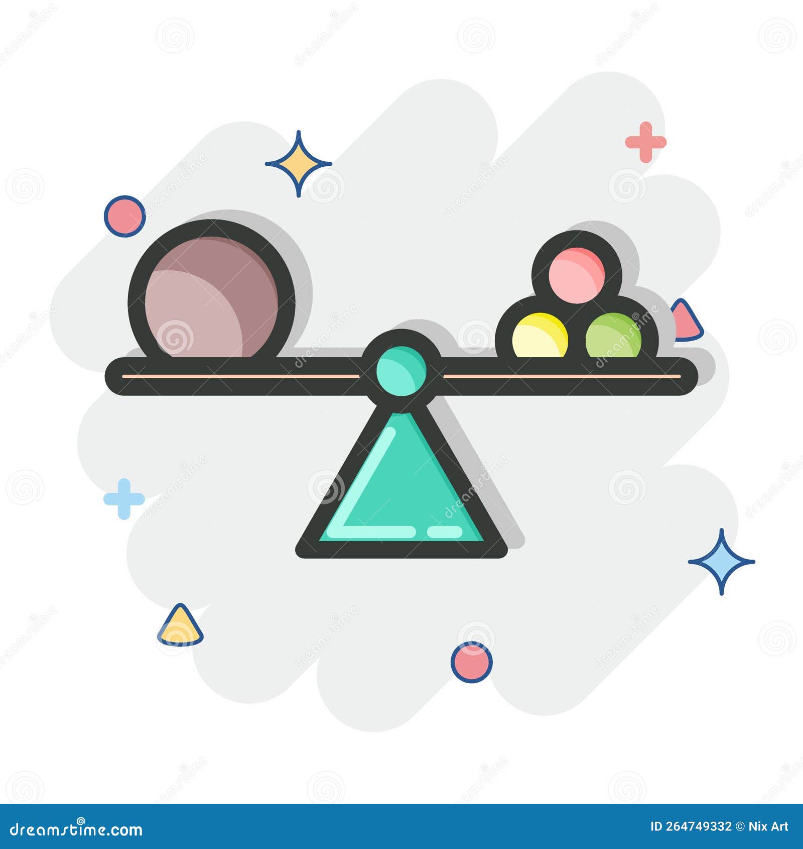 Icon Meta Learning. Related To Machine Learning Symbol. Comic Style ...
