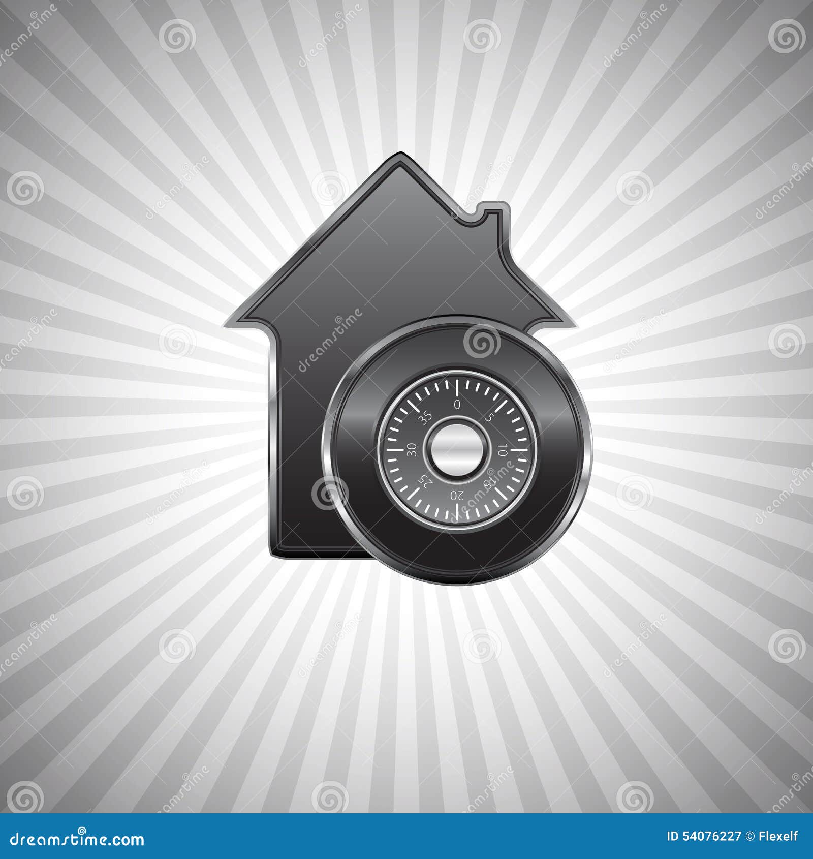 Icon - Metal house stock vector. Illustration of card - 54076227