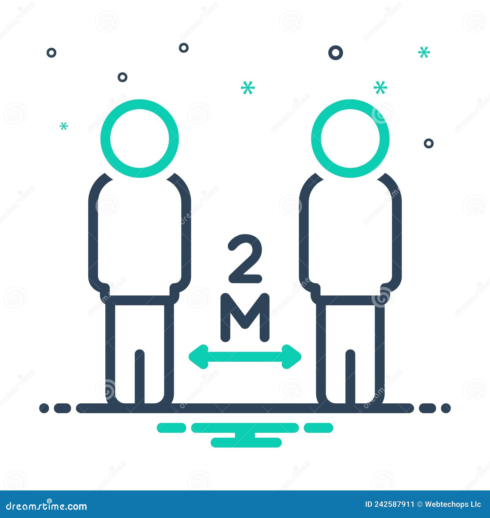 Mix Icon for Metres, Distance and Measure Stock Vector - Illustration ...