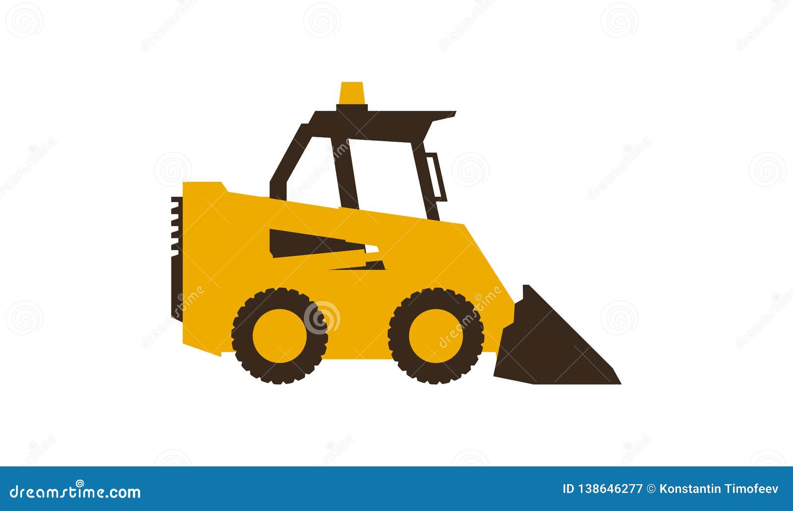 Mini Loader Vector Cartoon Isolated Illustration. | CartoonDealer.com ...